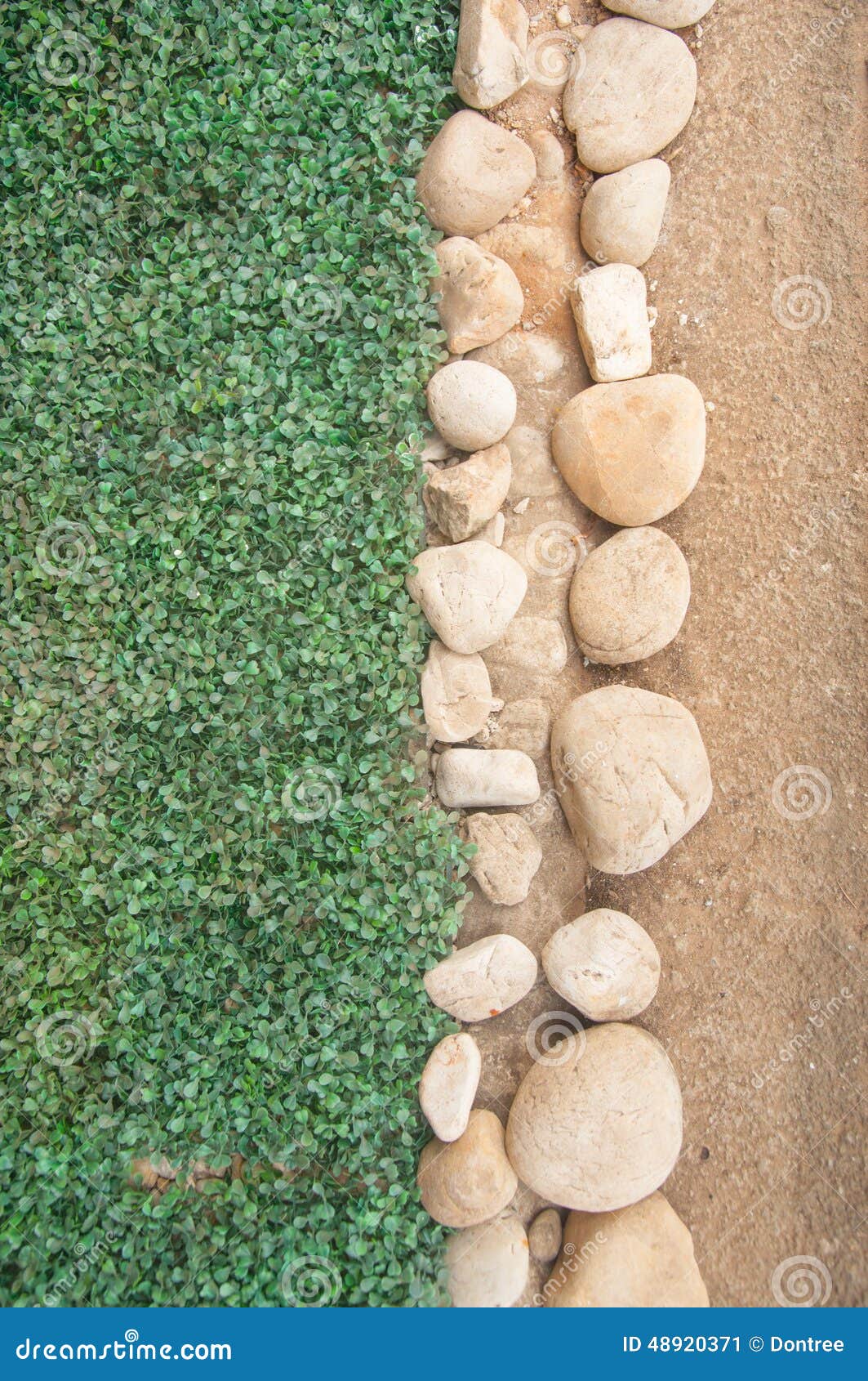 Stone with green grass stock image. Image of wall, walkway - 48920371