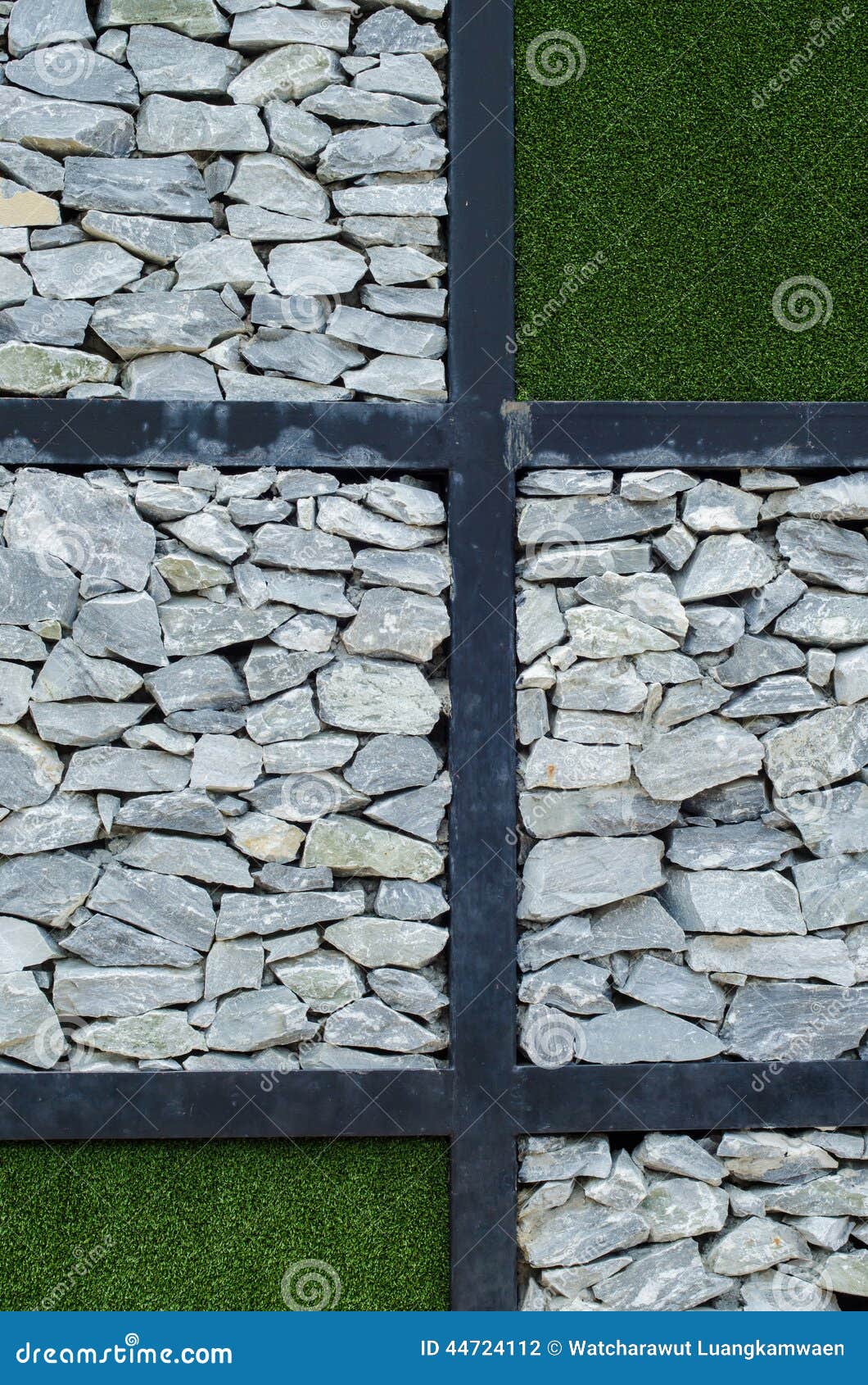 The stone and green grass stock photo. Image of wall - 44724112