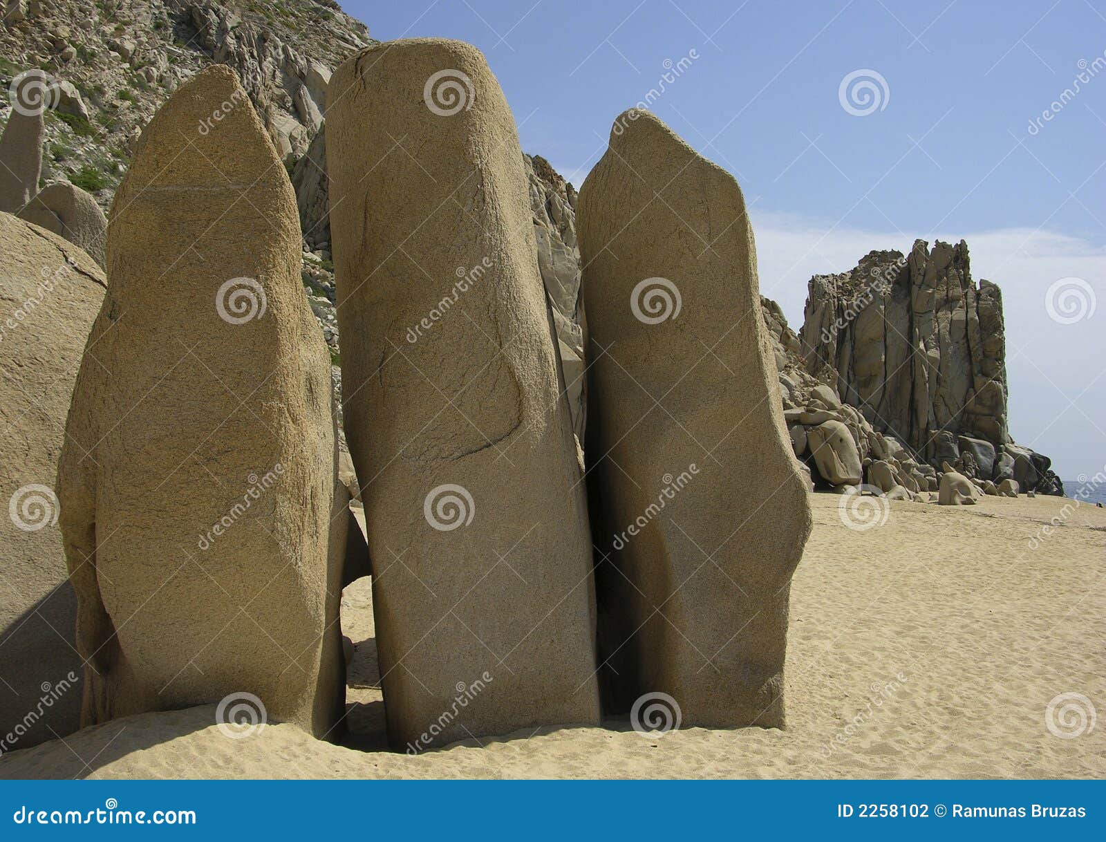 The Stone Guards stock photo. Image of futuristic, nature - 2258102