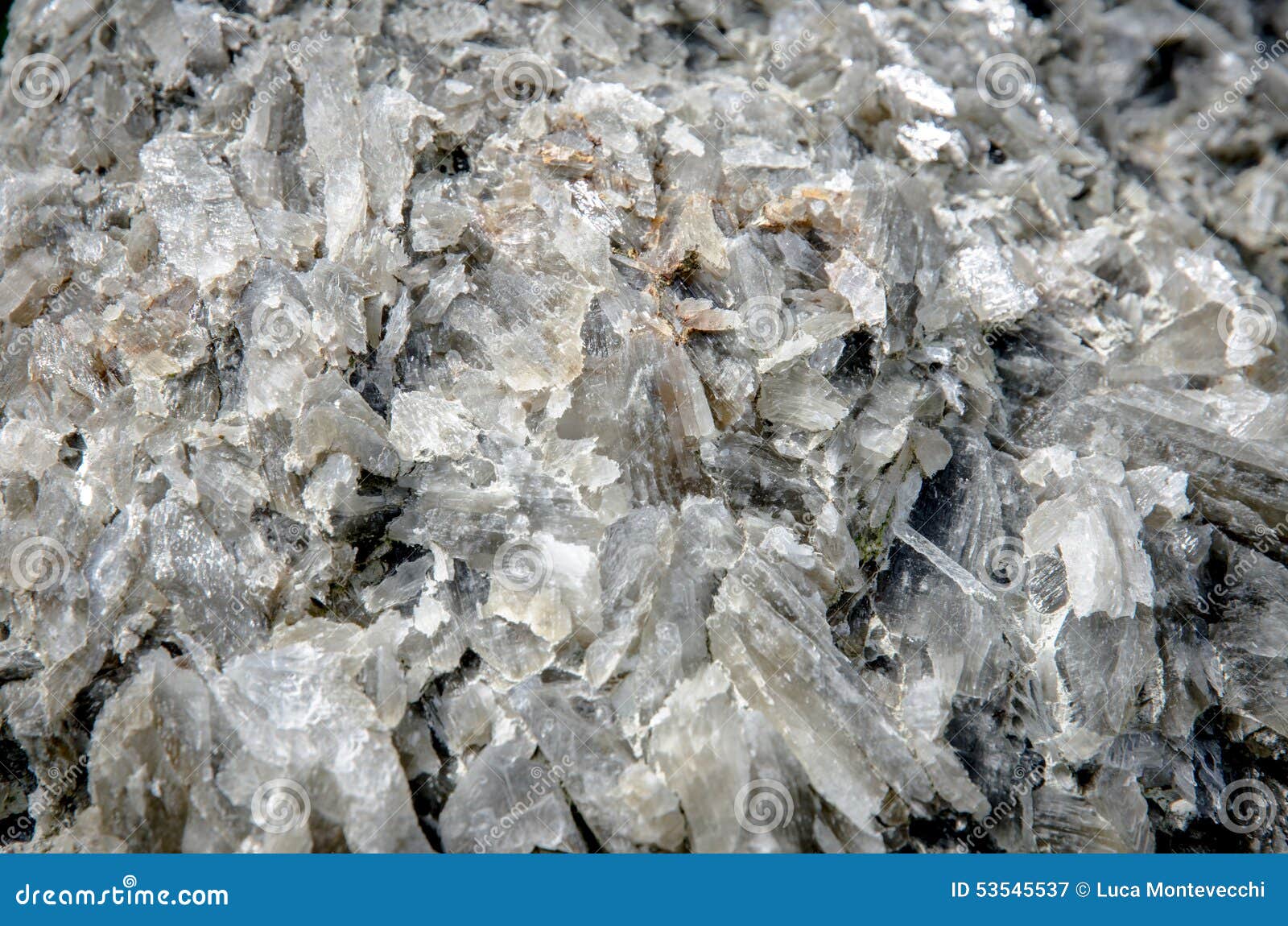 Stone of gypsum crystals stock image. Image of rock, shiny - 53545537