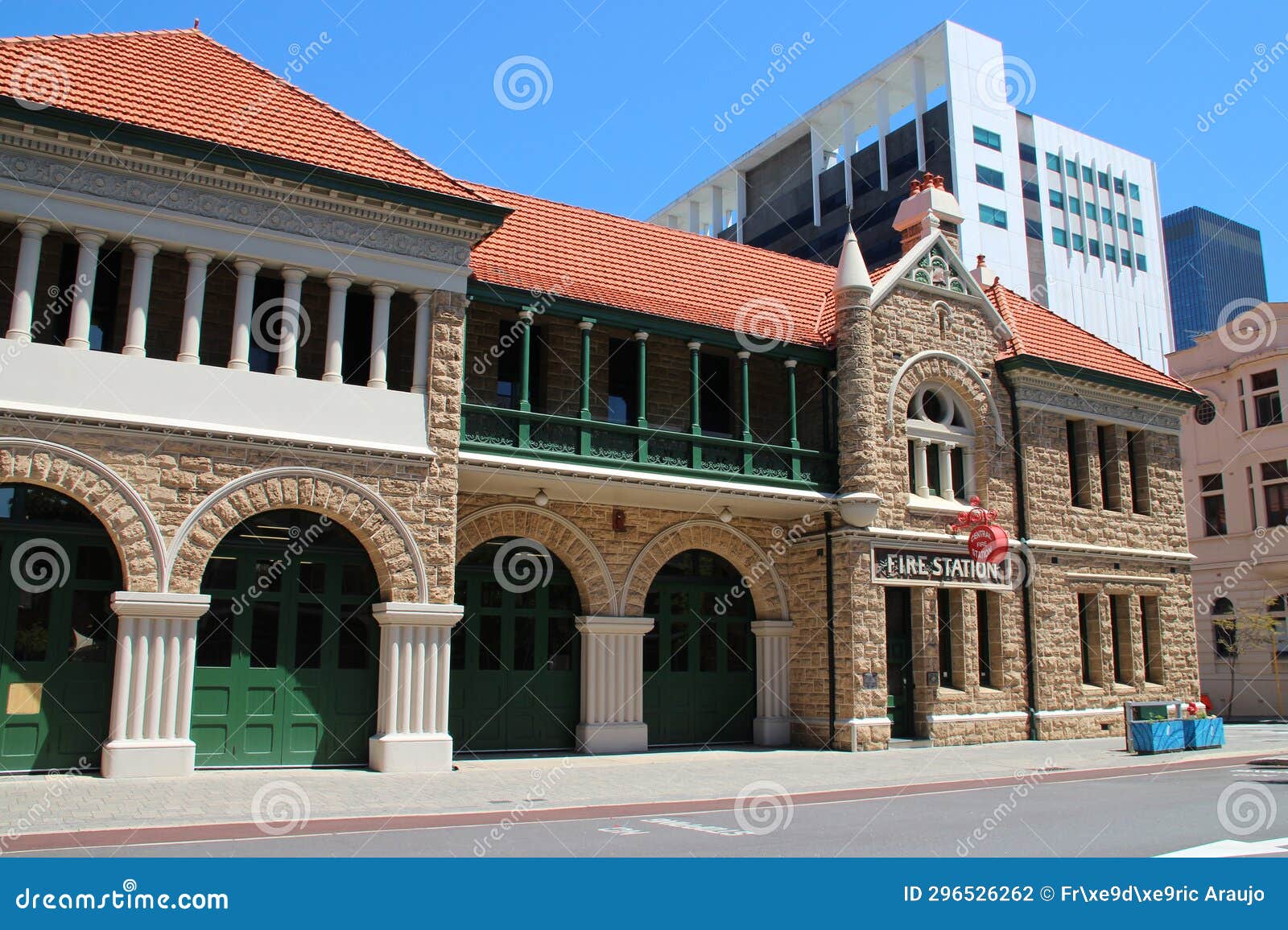 Stone Hall (fire Station) in Perth (australia) Stock Photo - Image of ...