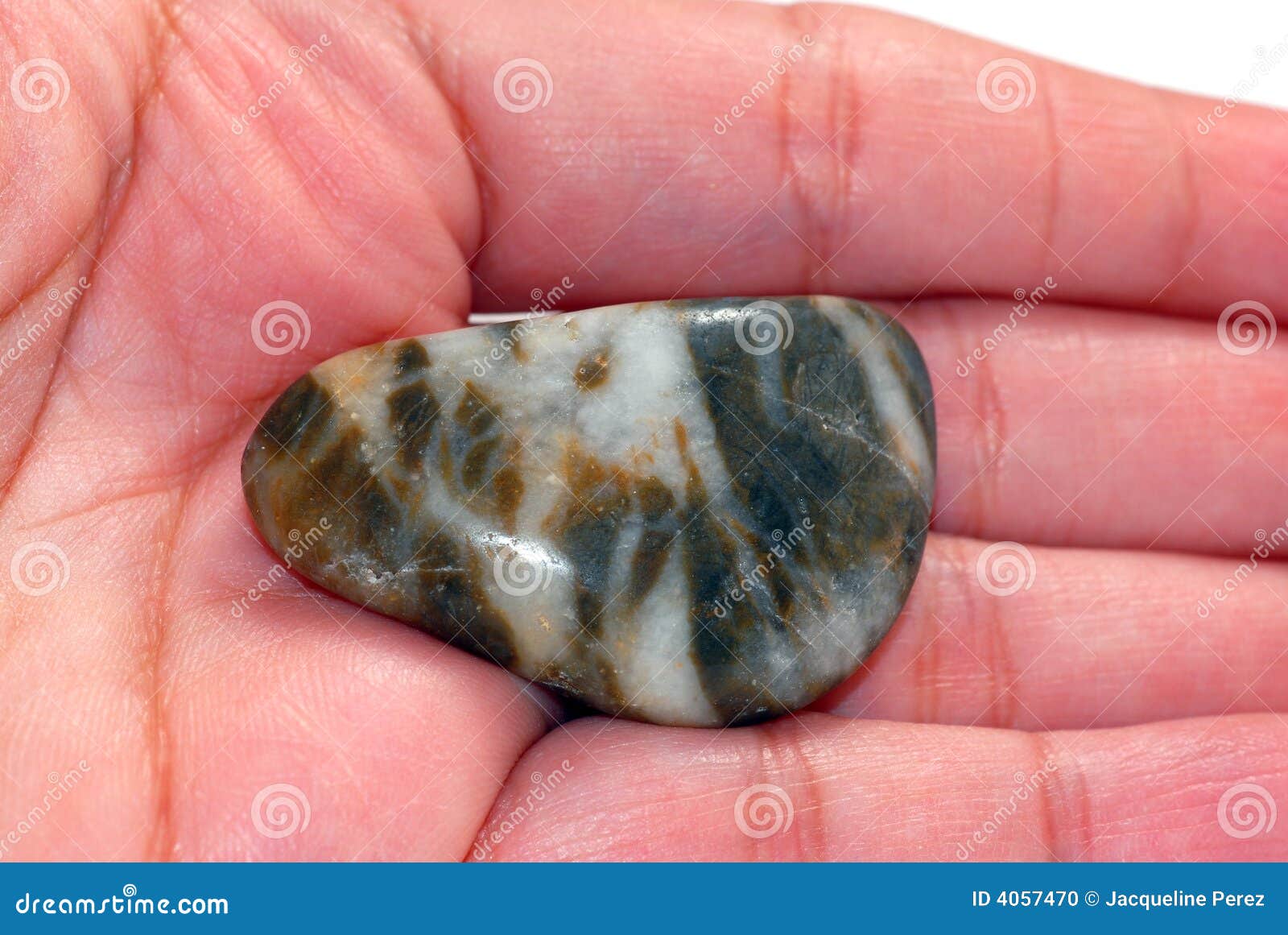 Stone in hand stock photo. Image of palm, stone, hand - 4057470