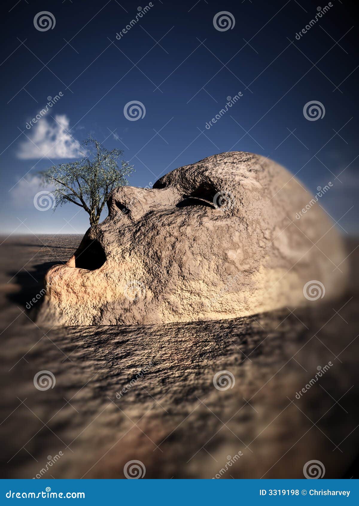 Stone Head 1 stock illustration. Illustration of mouth - 3319198