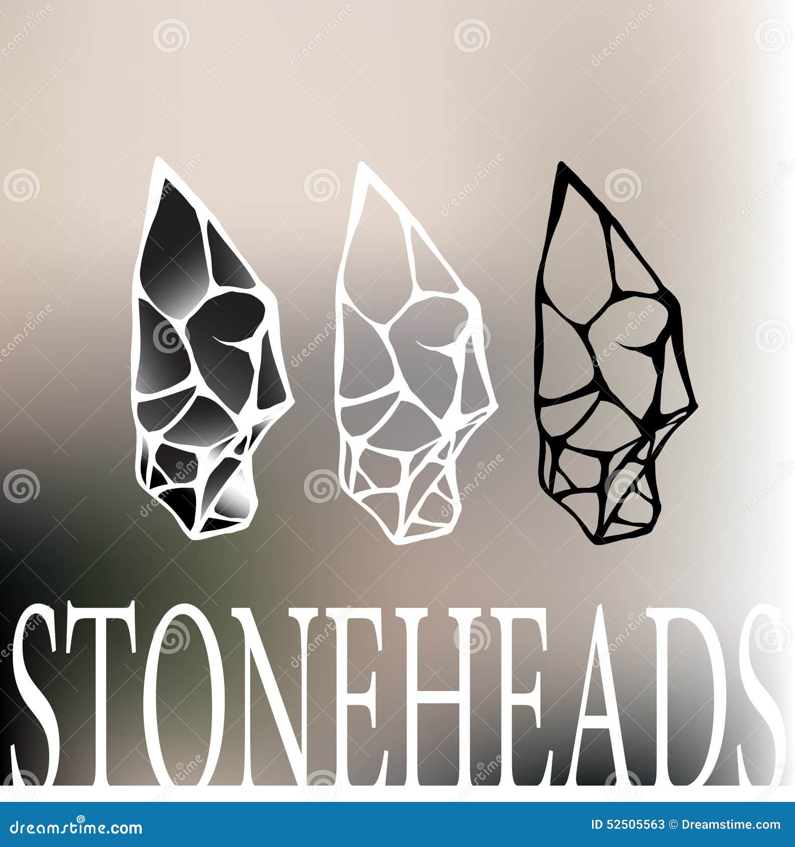 Stone head logo stock vector. Illustration of head, logo - 52505563