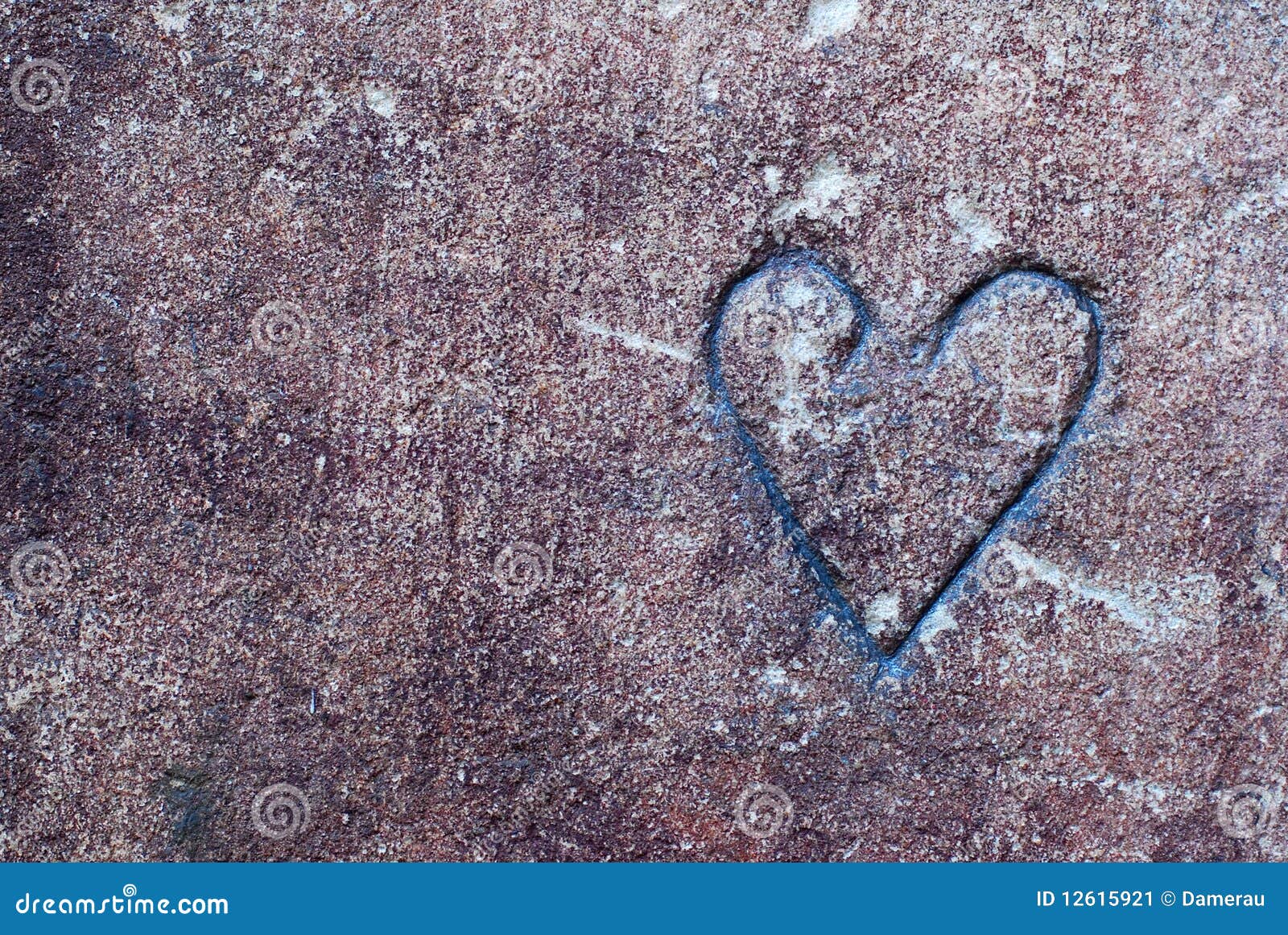 Stone heart stock image. Image of engraved, texture, shape - 12615921
