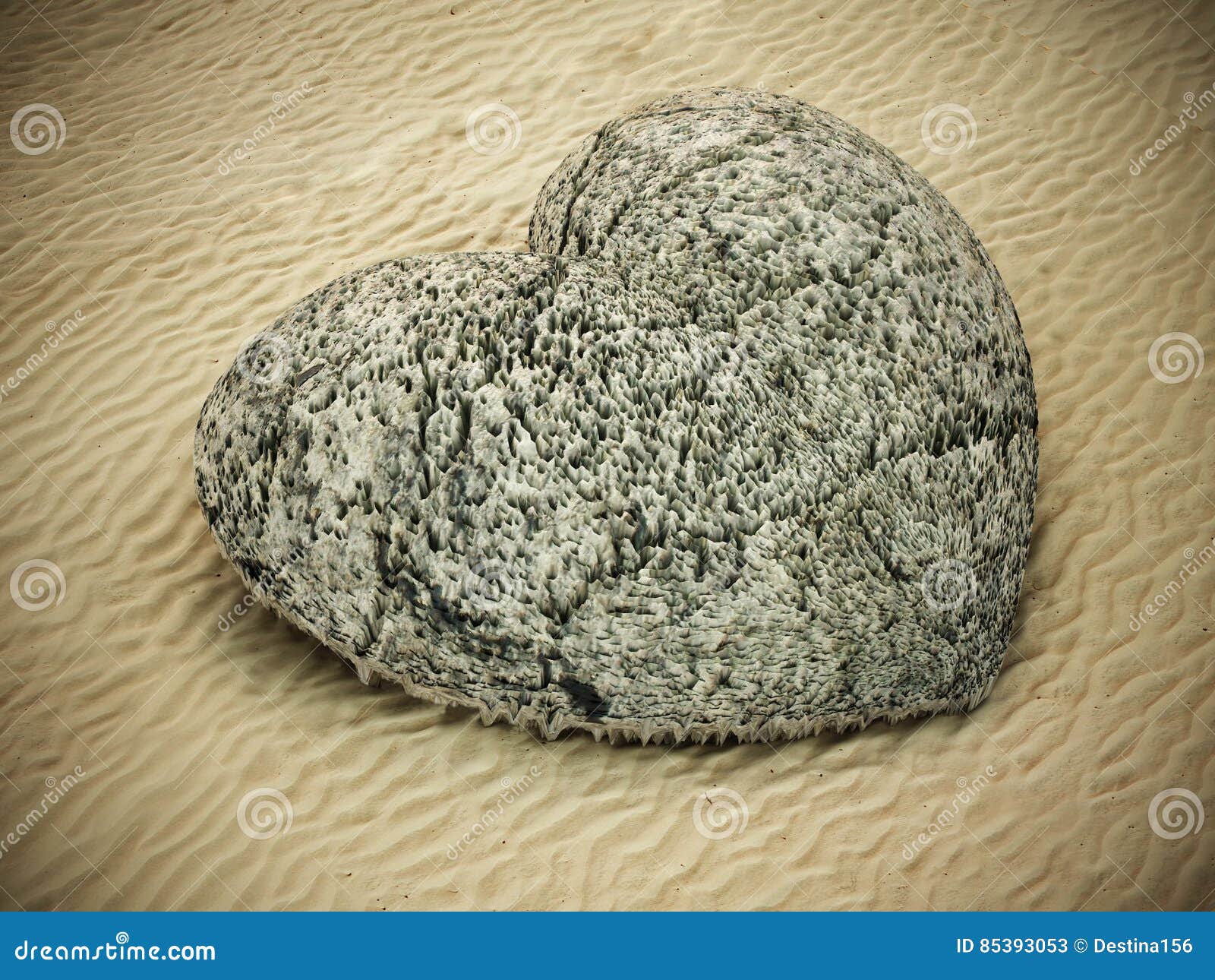 Stone Heart Symbol Royalty-Free Cartoon | CartoonDealer.com #99797009