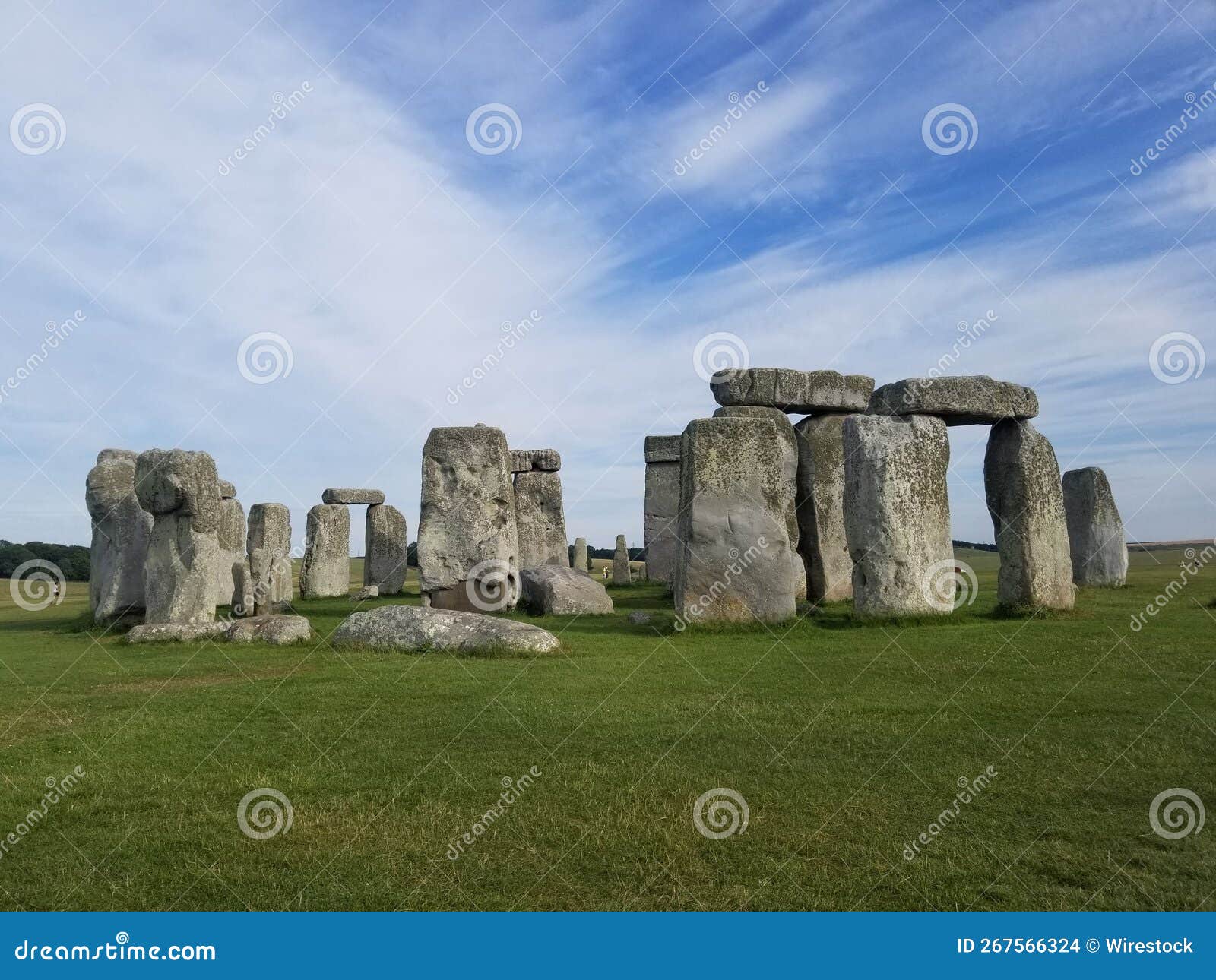 Stone Hedge Megalithic Structure in Wiltshire Stock Photo - Image of ...