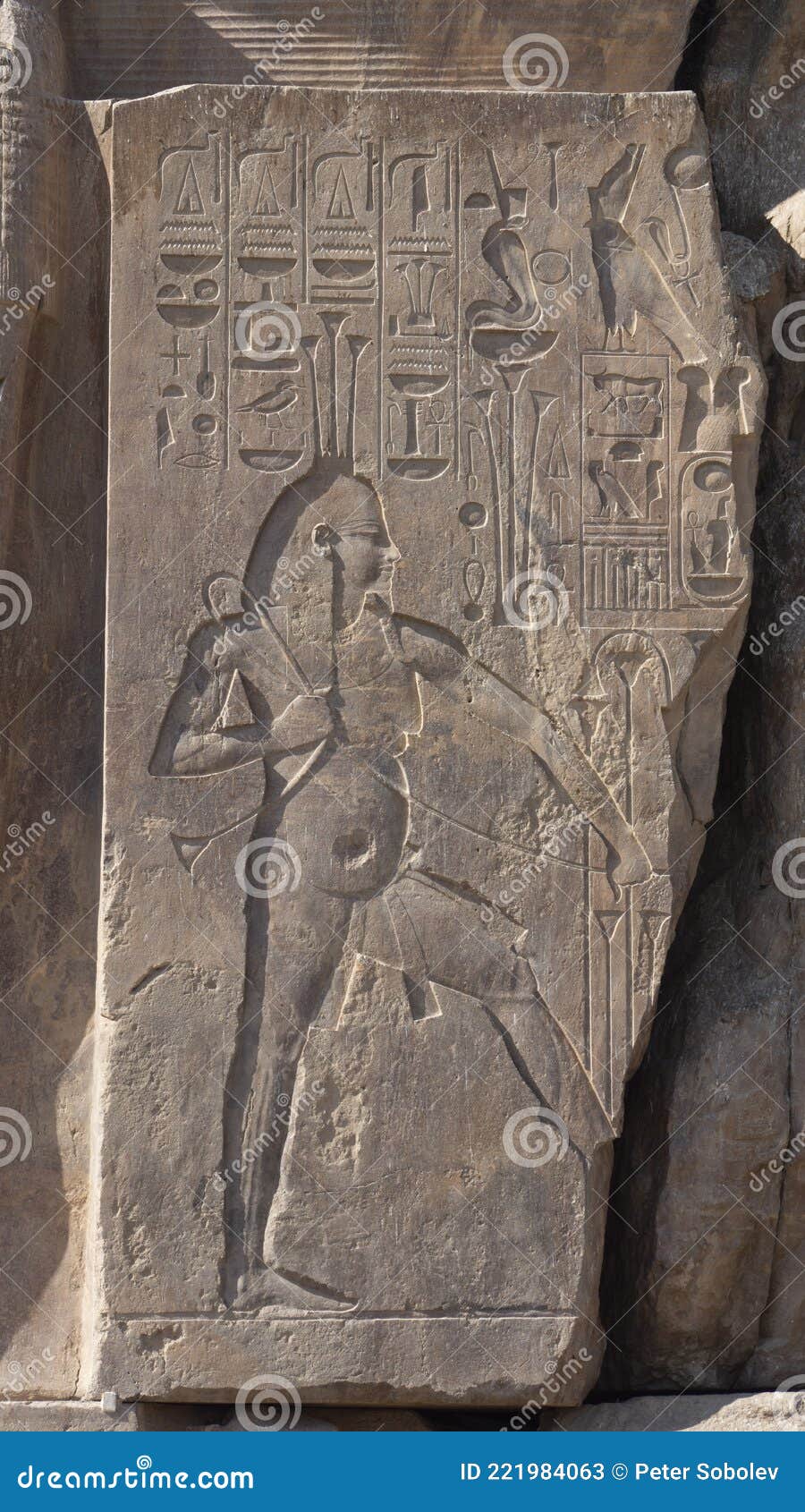Stone with Hieroglyphs. Egypt Stock Image - Image of hieroglyphic ...