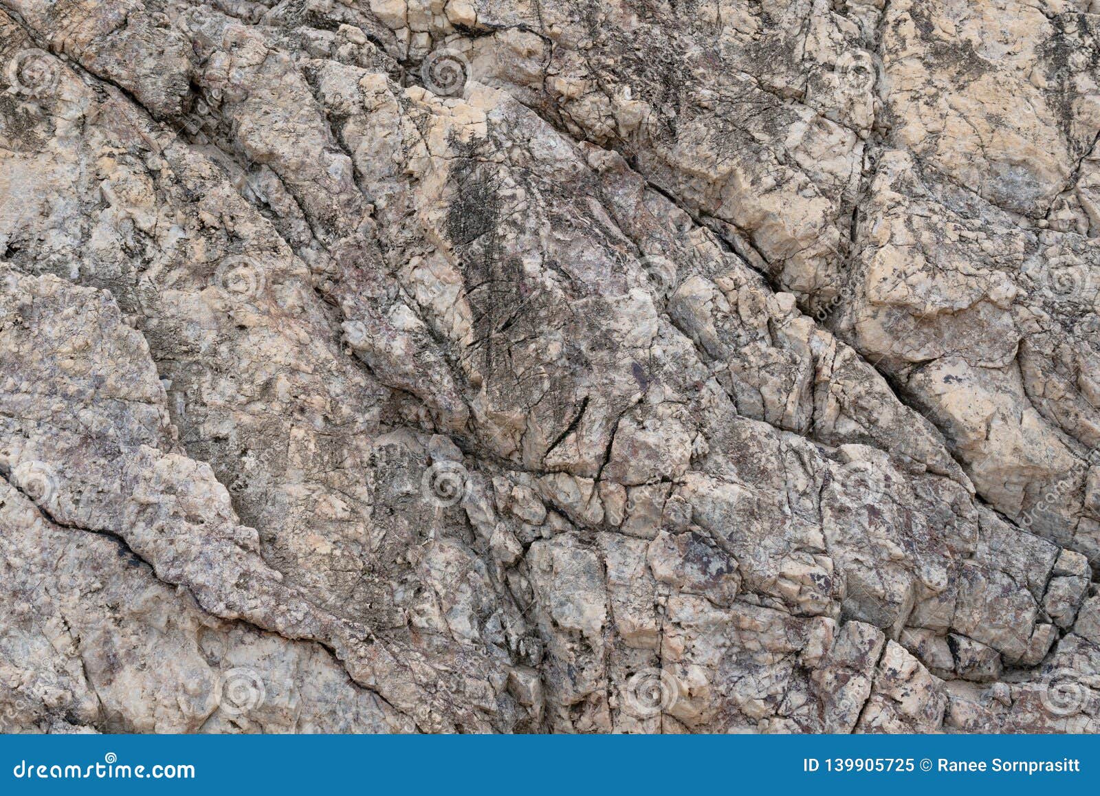 Stone Hit the Eroded Water with Broken Stock Image - Image of lumpy ...