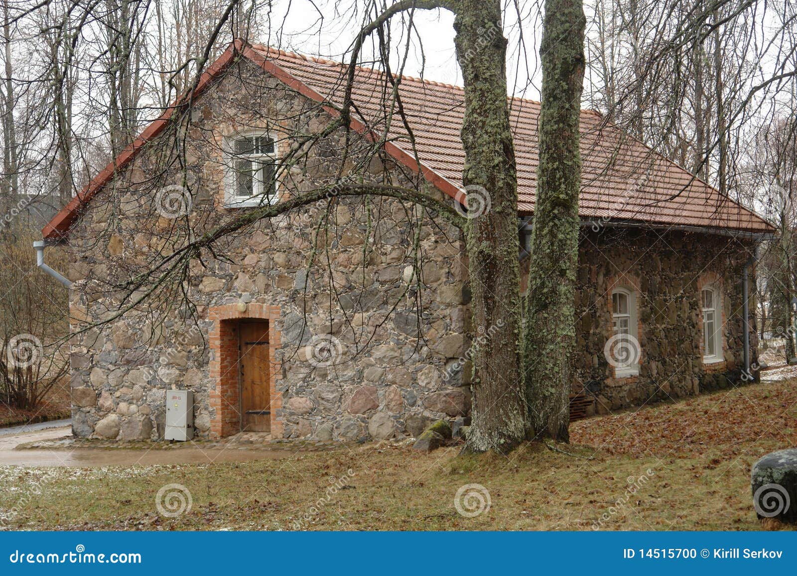 The stone house stock photo. Image of grey, path, wall - 14515700