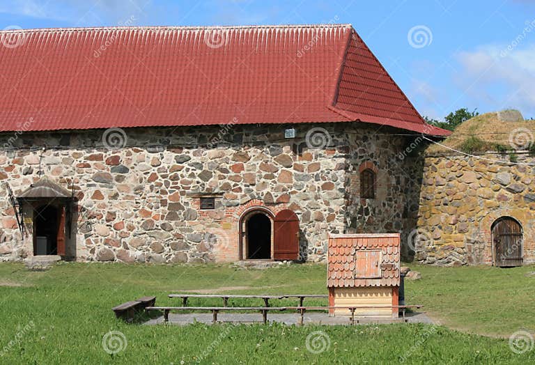 Stone House of Medieval Castle Stock Photo - Image of palace, castle ...