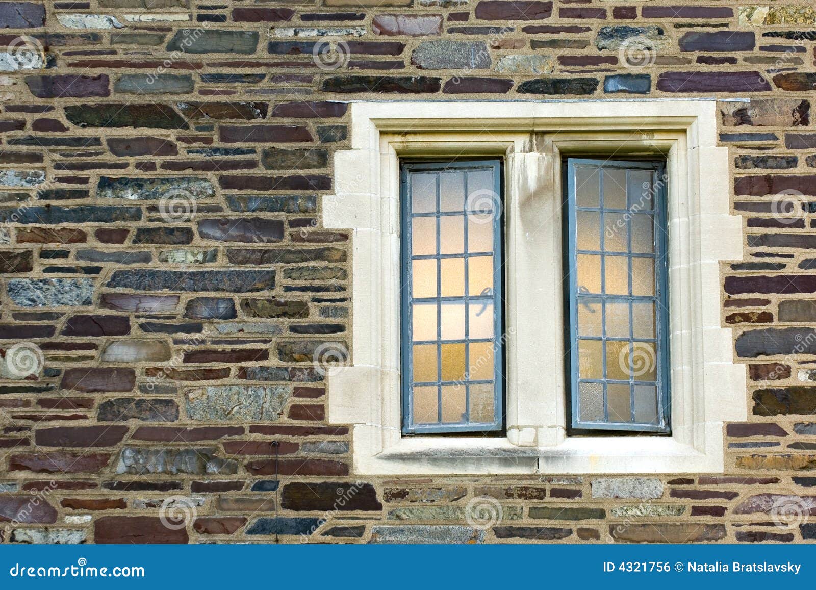 Stone house window stock photo. Image of destination, dorm - 4321756