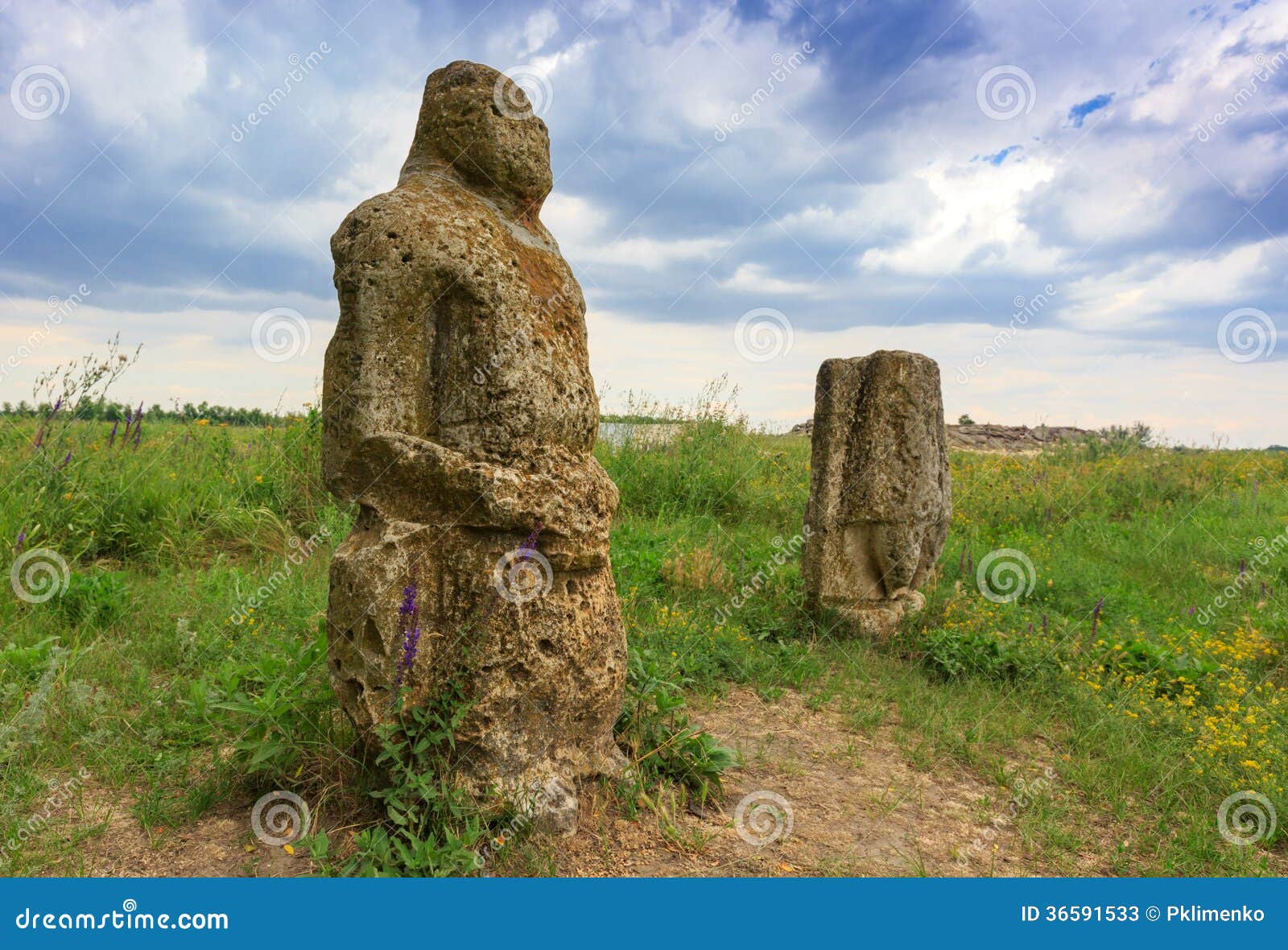 Stone idol stock image. Image of rock, ashlar, slavic - 36591533