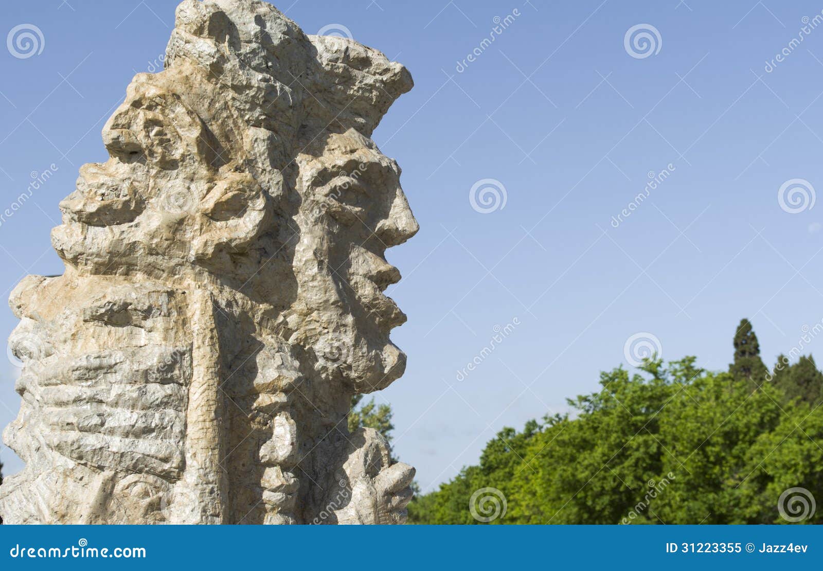 Stone idol stock image. Image of craftsmanship, ancient - 31223355