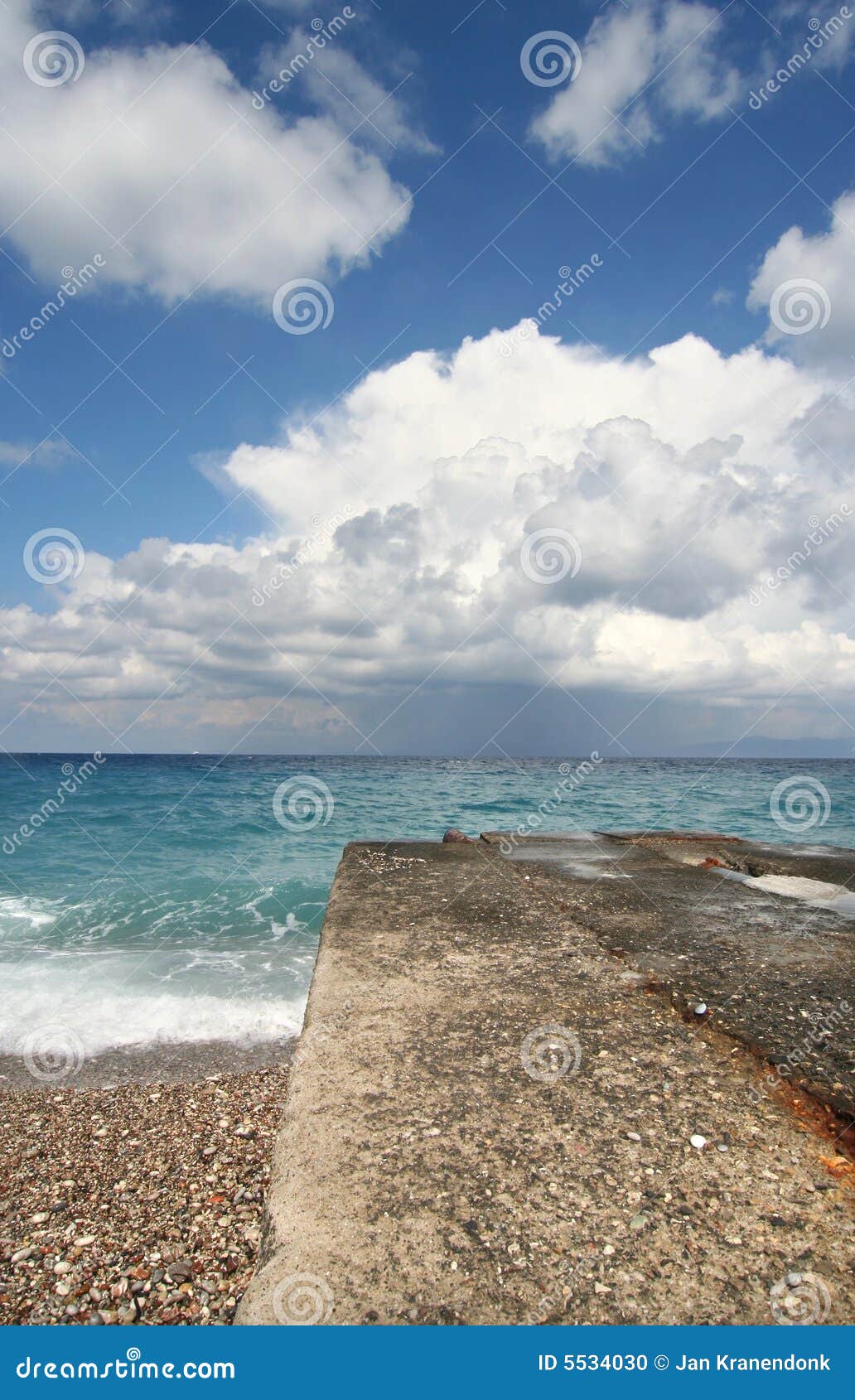 Stone Jetty stock photo. Image of perspective, rest, europe - 5534030