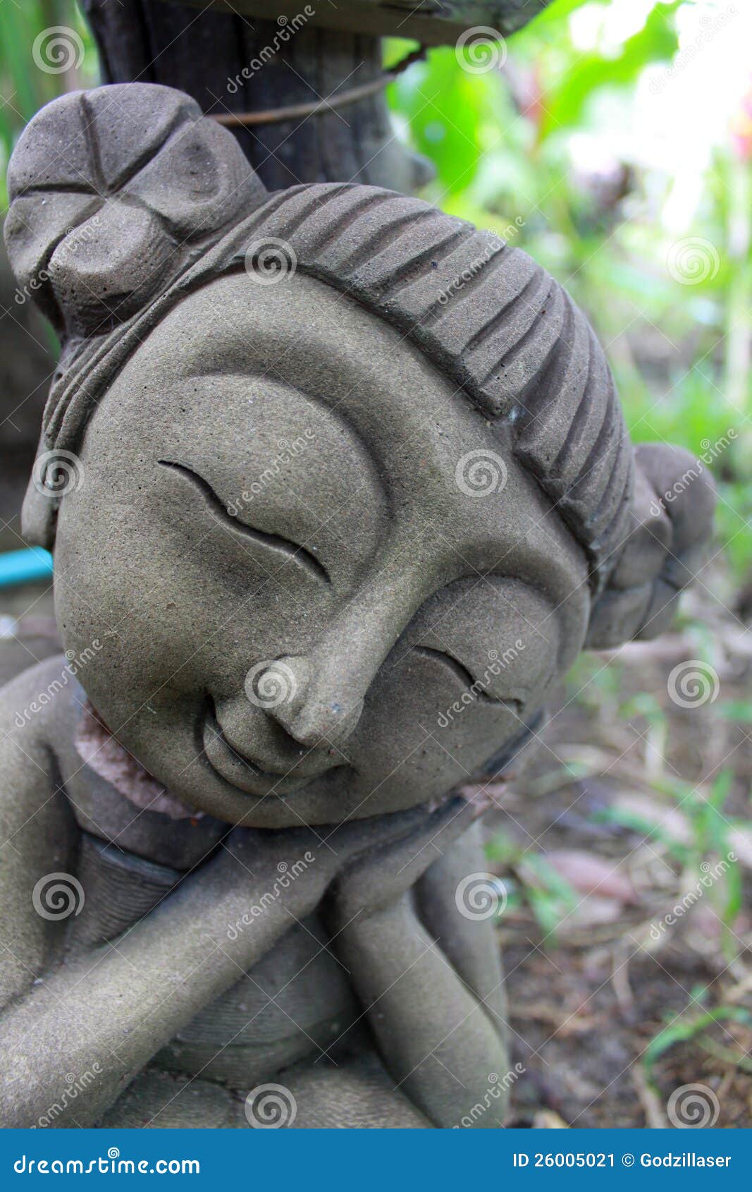 Stone kid stock image. Image of years, innocence, statuethai - 26005021