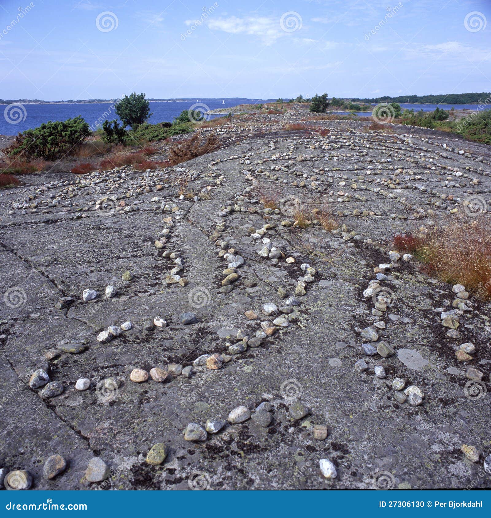 Stone labyrinth stock photo. Image of sweden, rock, labyrith - 27306130
