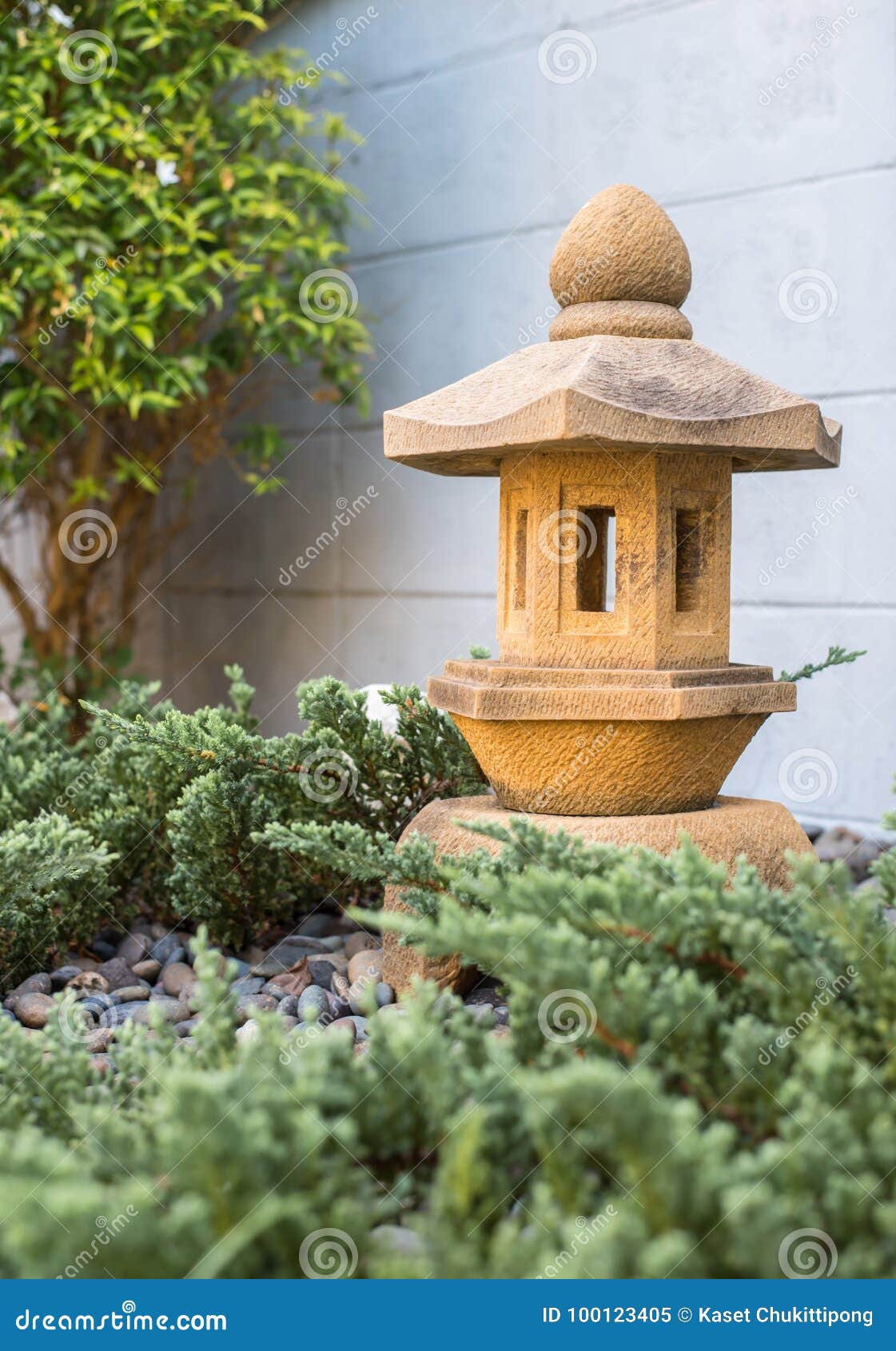 Stone Lantern stock image. Image of colorful, light - 100123405
