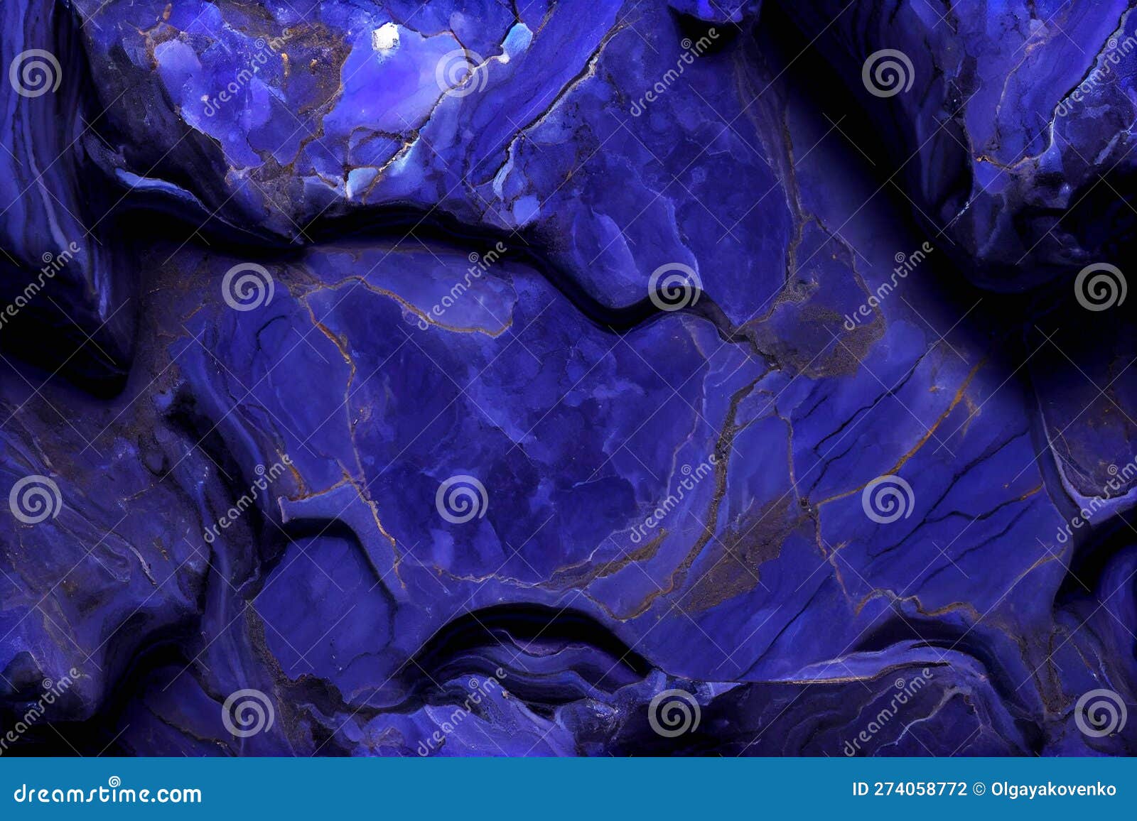 Lapis Lazuli Texture, Blue Stone Background, Lazure Gem Slice, Dark ...