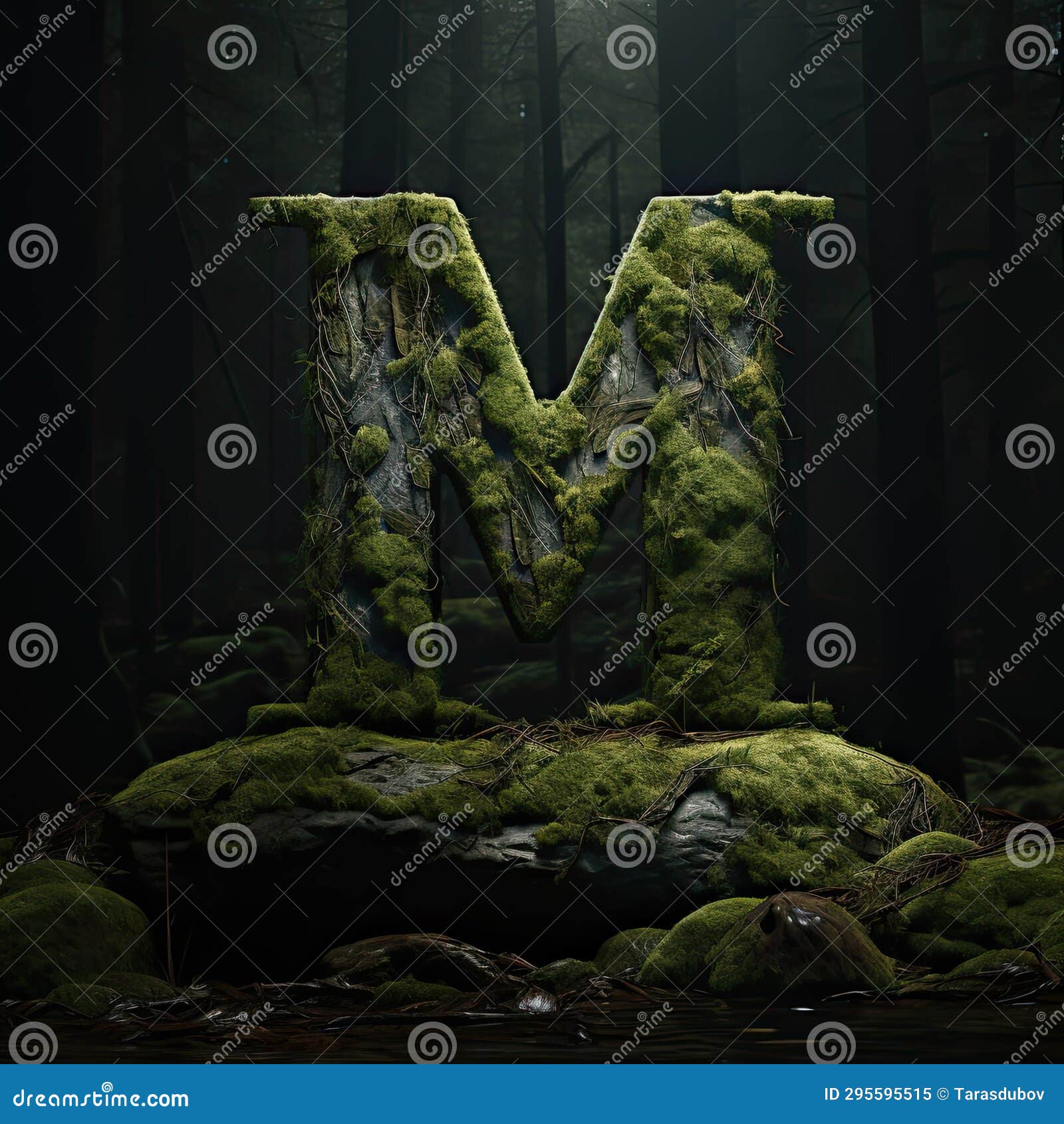Stone Letter M. Symbol of Alphabet Made of Strong Solid Granite, Rocks ...