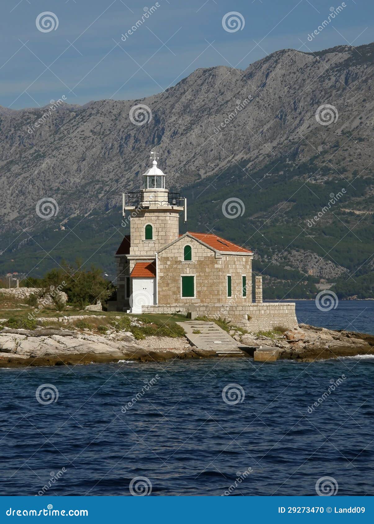 Stone lighthouse 1 stock photo. Image of architectural - 29273470