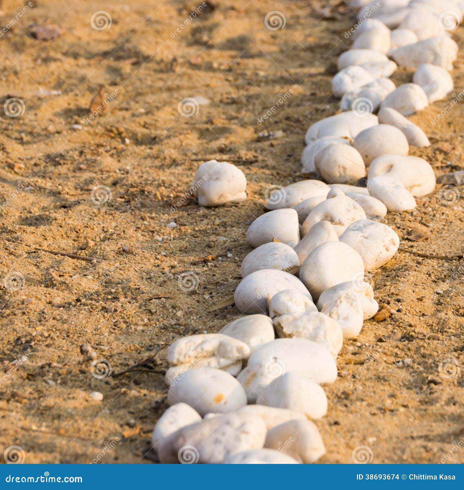 Stone line stock photo. Image of natural, pebble, sand - 38693674