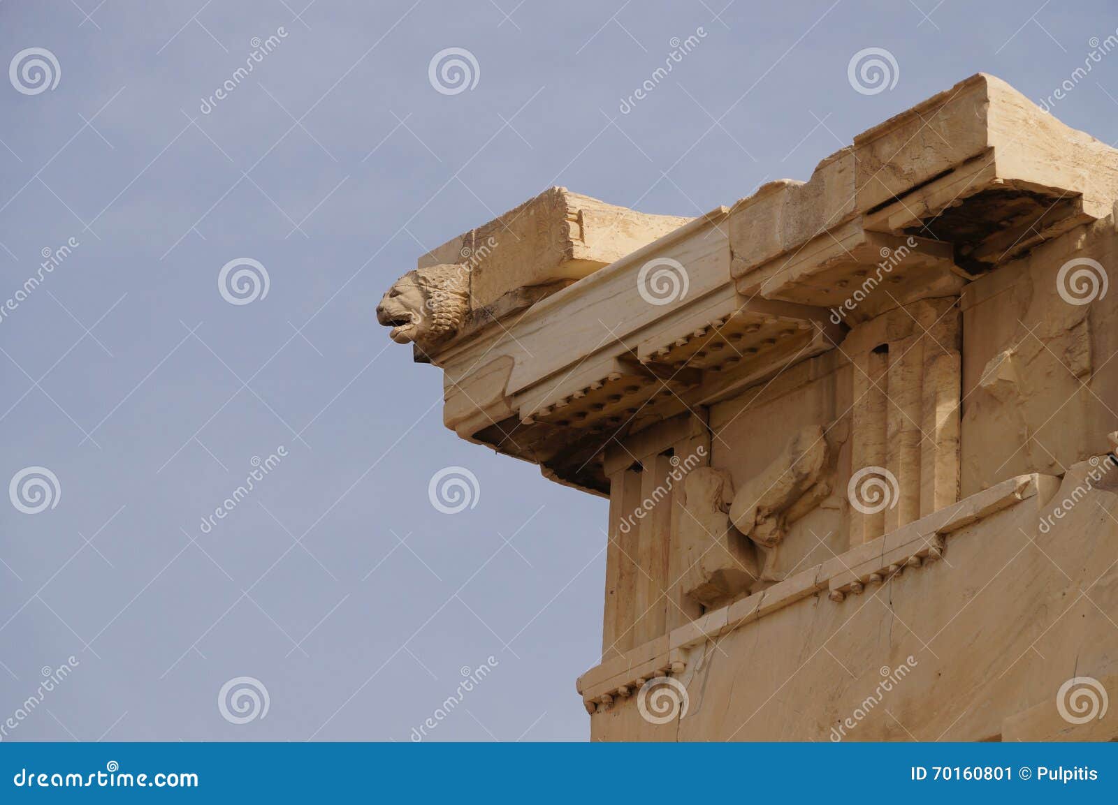 Head Ionic Columns Achilleon Palace Royalty-Free Stock Photo ...