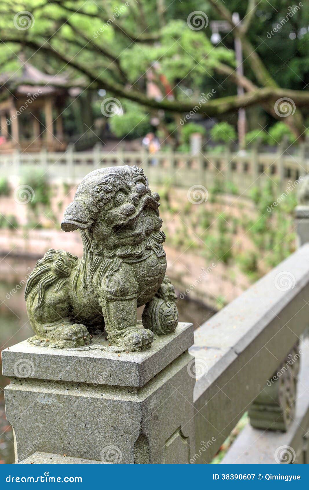 Stone lion statue stock image. Image of solid, guardian - 38390607