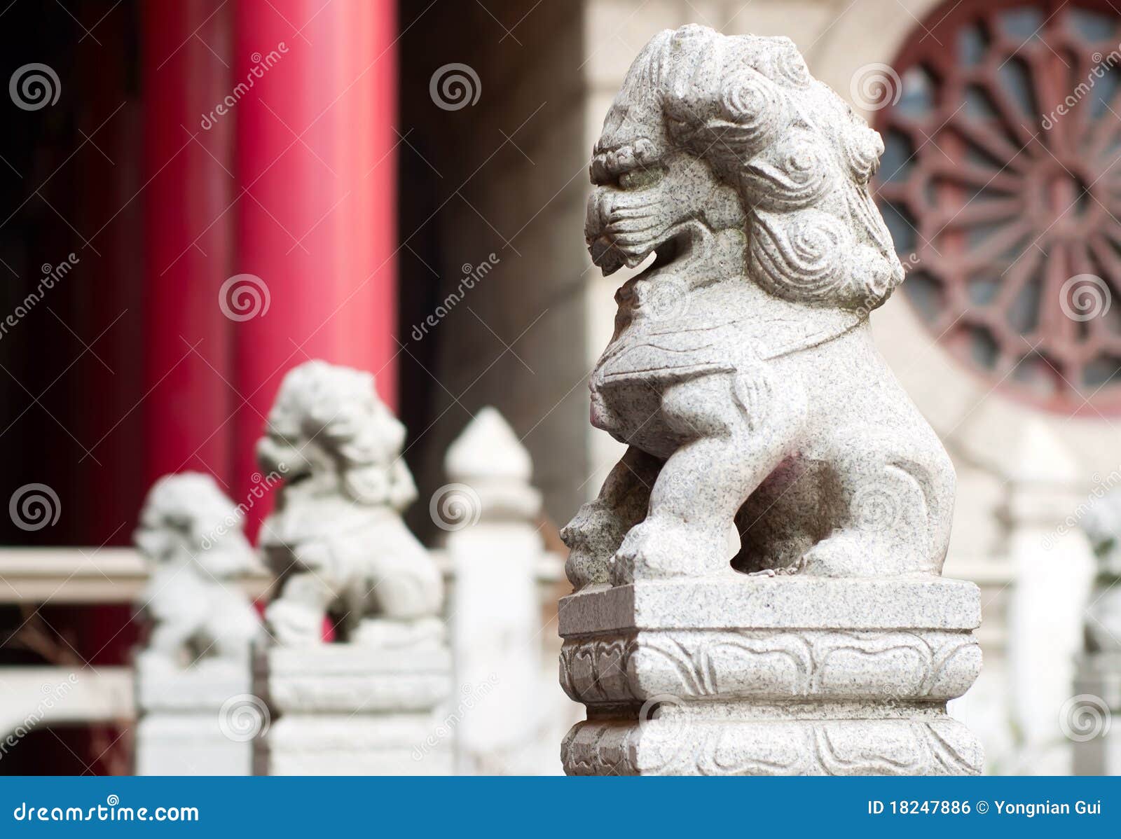 Stone lions stock photo. Image of sculpture, sculptures - 18247886
