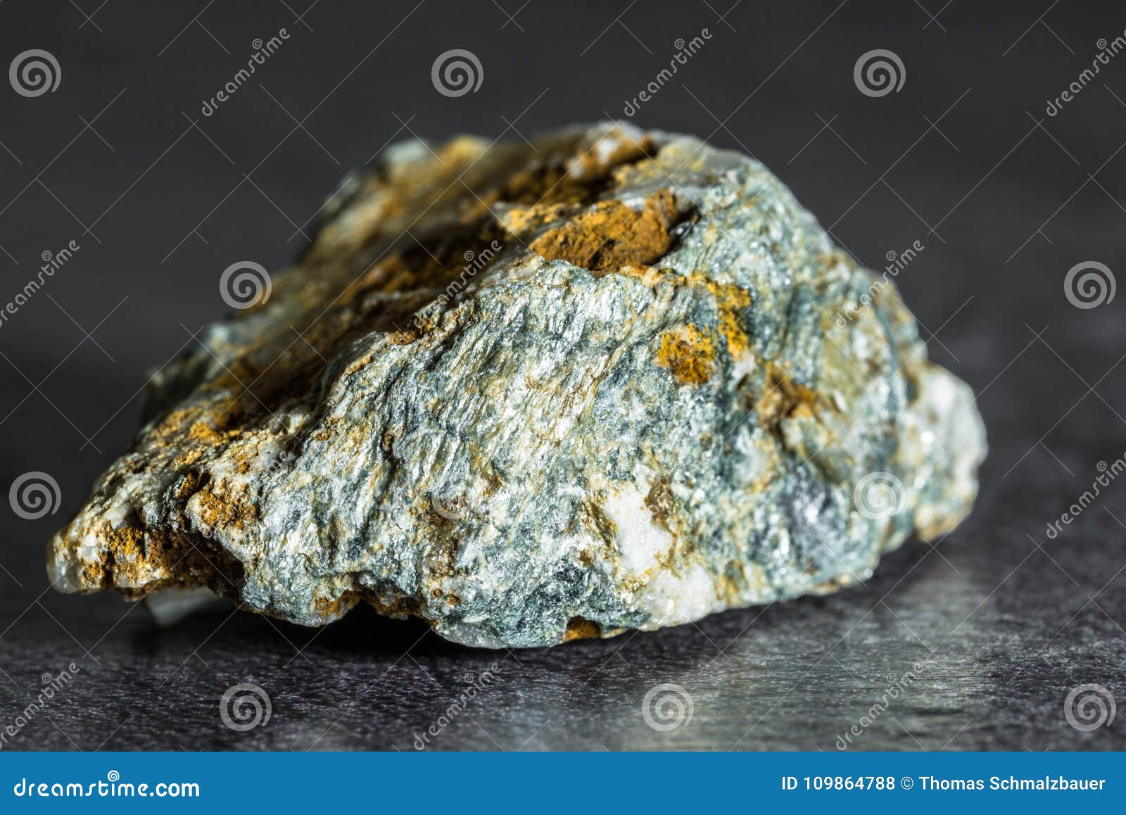 Stone with Little Rock Crystals from Austria Stock Photo - Image of ...