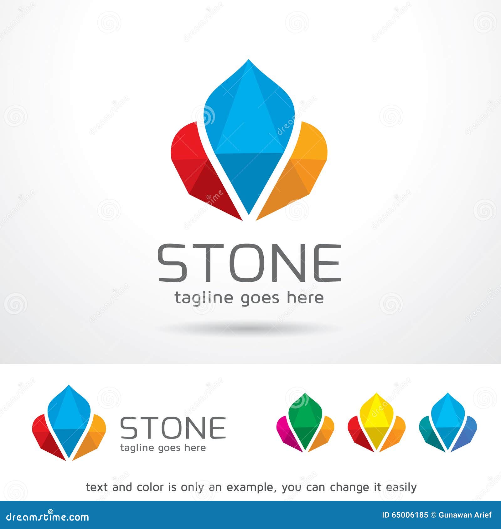 Stone Logo Template Design Vector Stock Vector - Illustration of ...