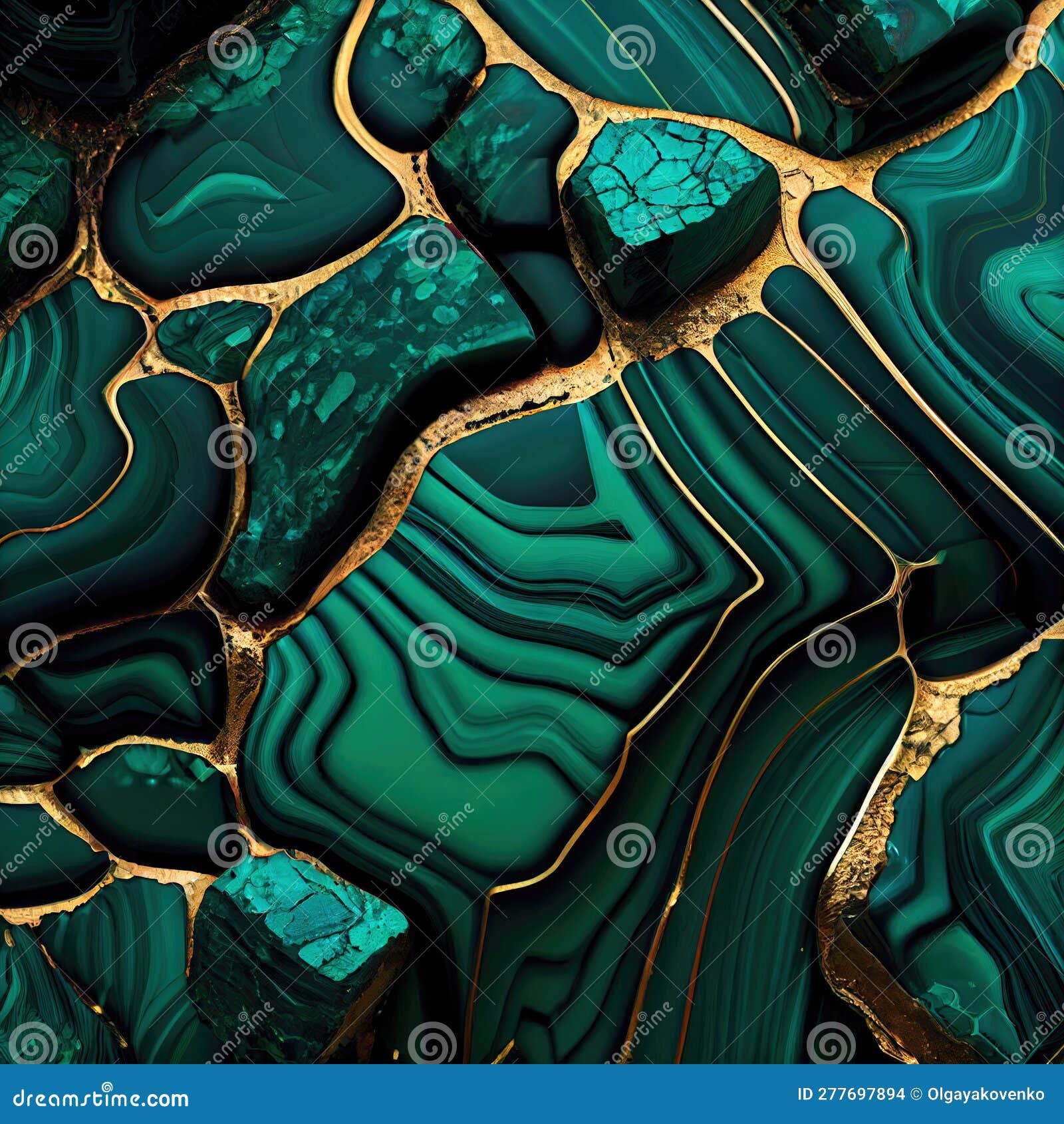 Stone Malachite Background Texture, Ai Generation Stock Photography ...