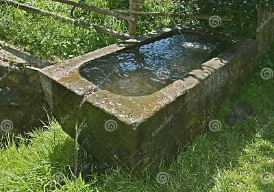 Stone manger stock image. Image of vintage, water, stone - 7361225