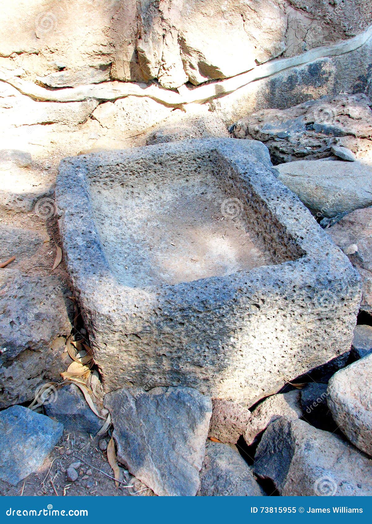 Stone Manger stock image. Image of ancient, israeli, jesus - 73815955