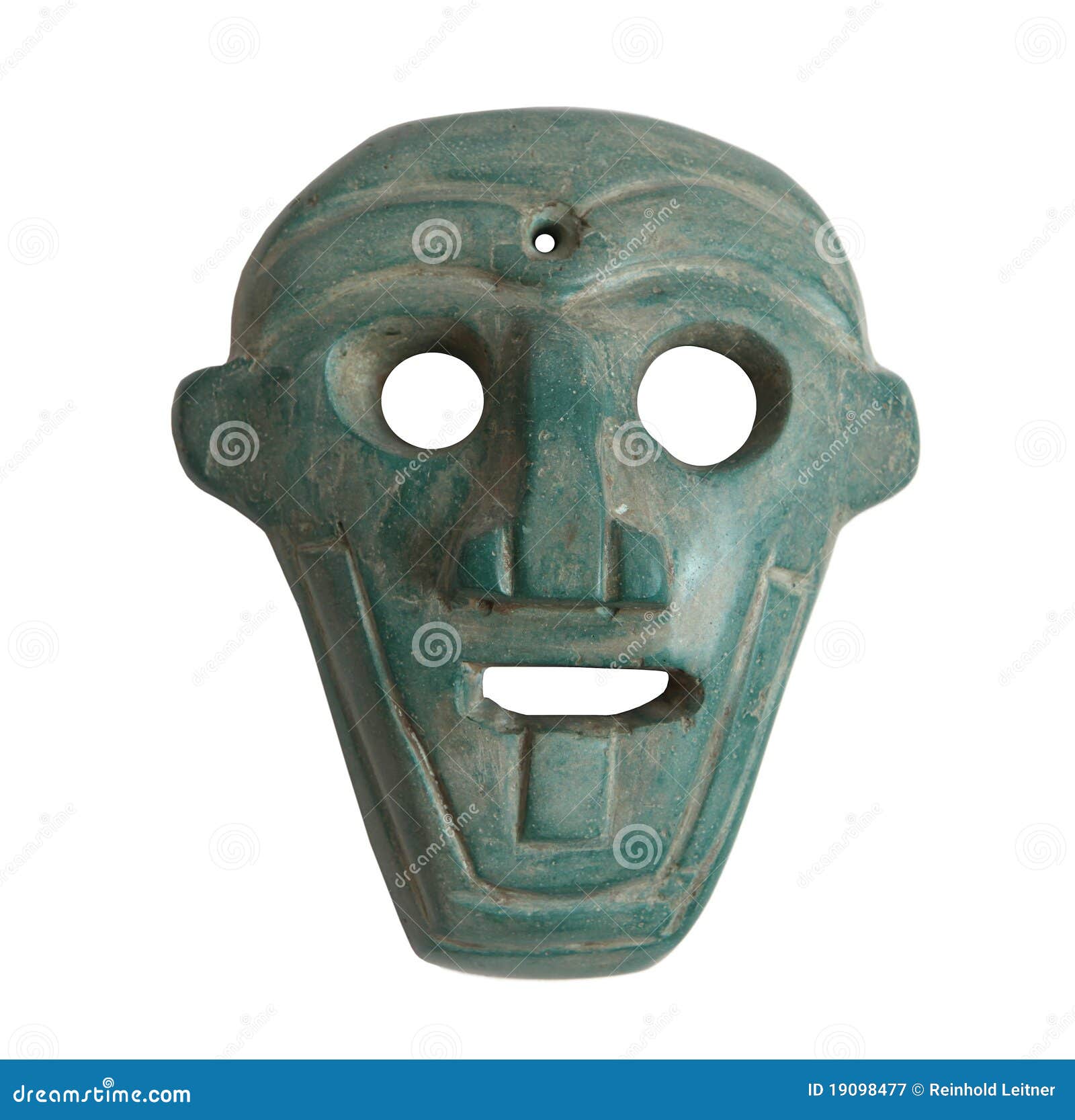 Stone Mask At Chavin De Huantar Royalty-Free Stock Photo ...