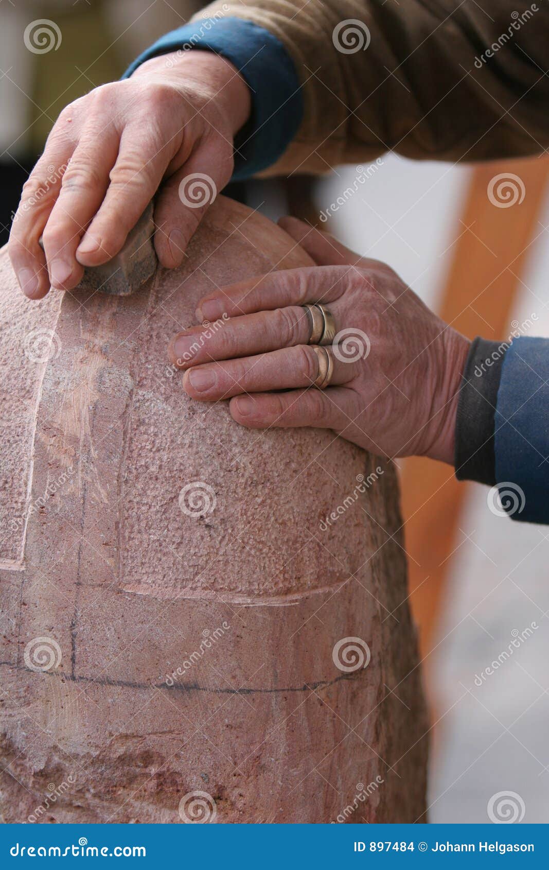 Stone mason working stock photo. Image of architecture - 897484