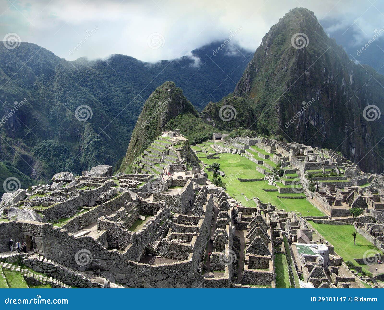 Stone Masonry Architecture of Machu Picchu. Peru Stock Image - Image of ...