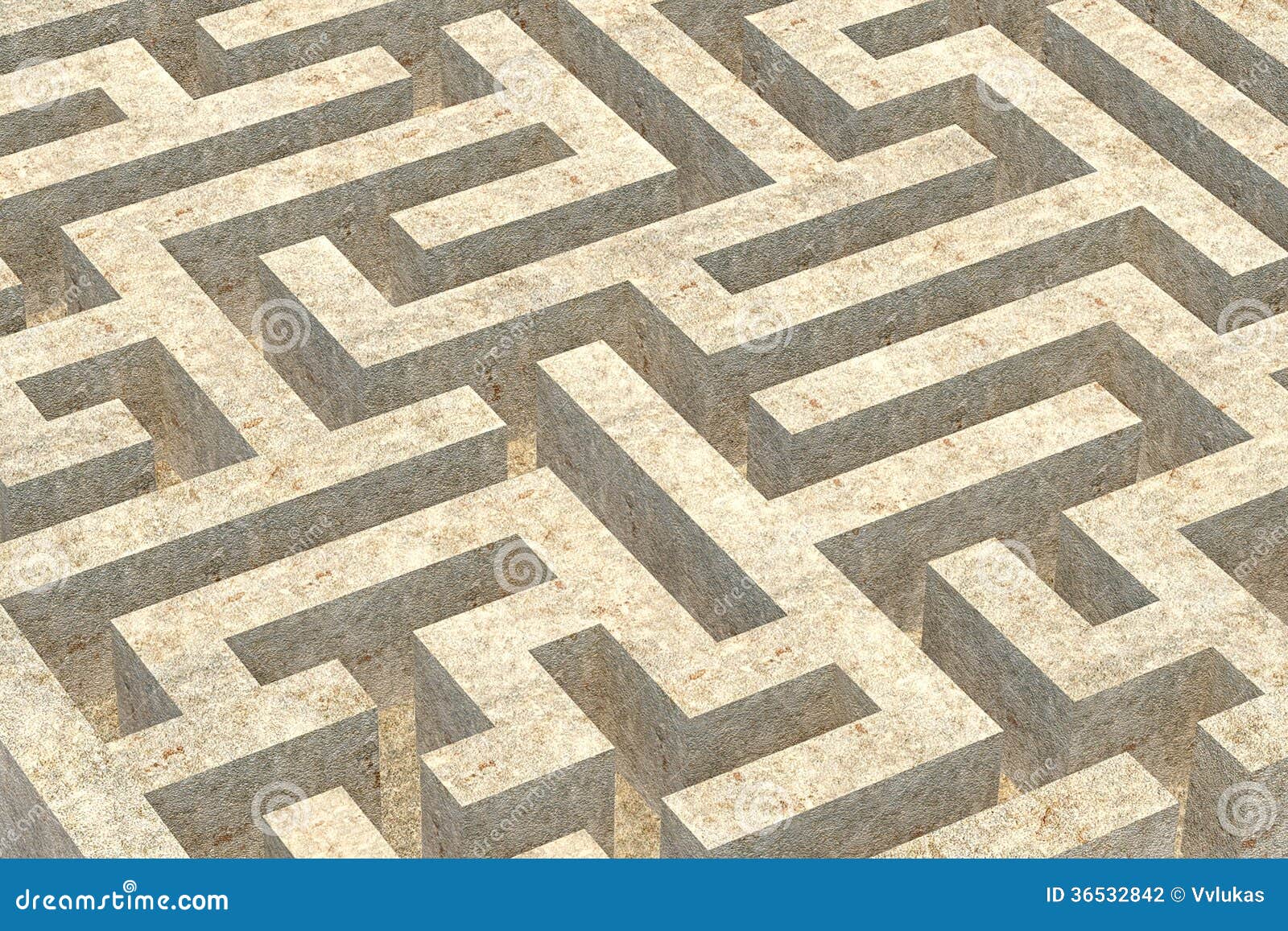 Stone maze stock illustration. Illustration of stone - 36532842