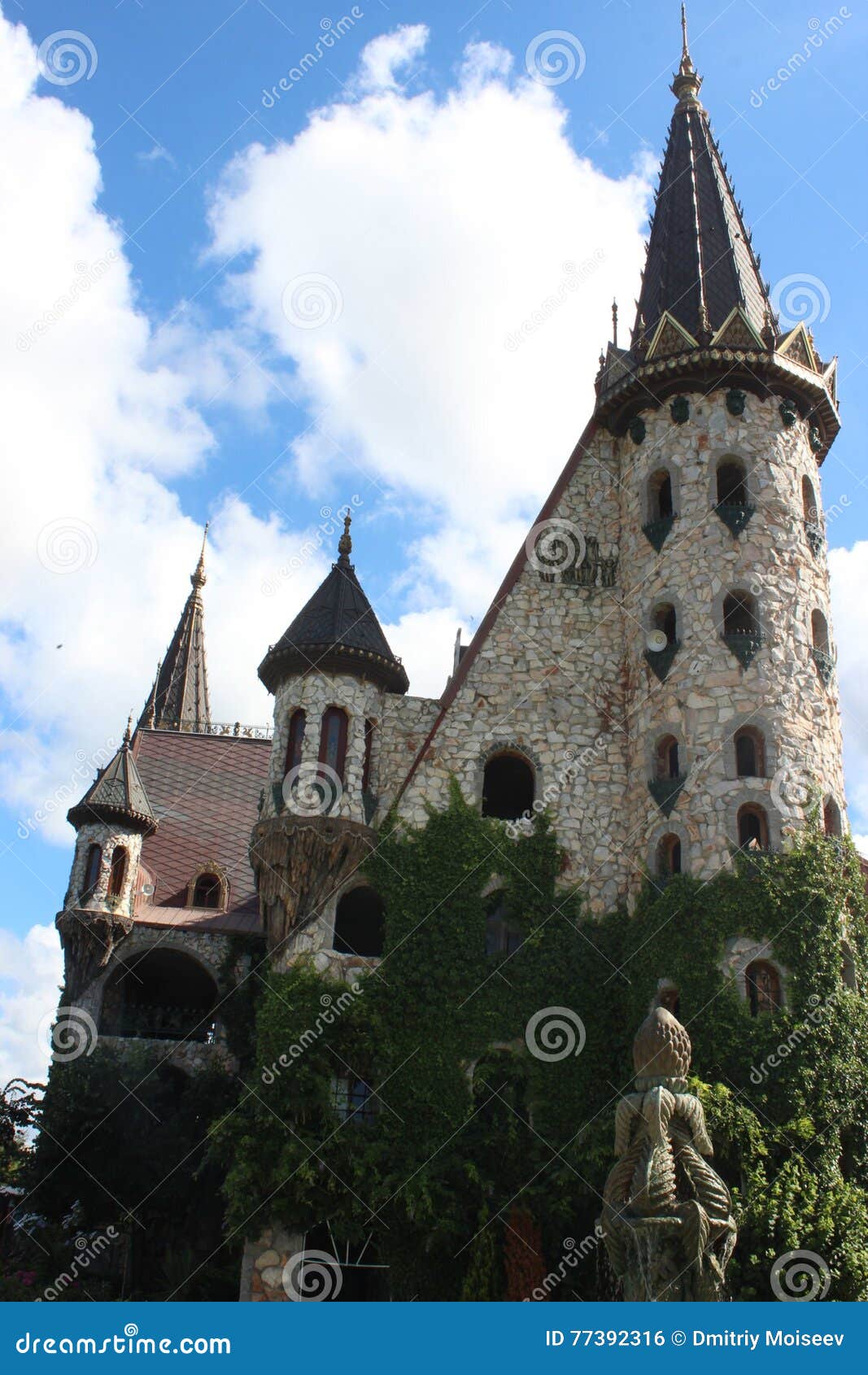 The stone medieval castle stock photo. Image of landscape - 77392316