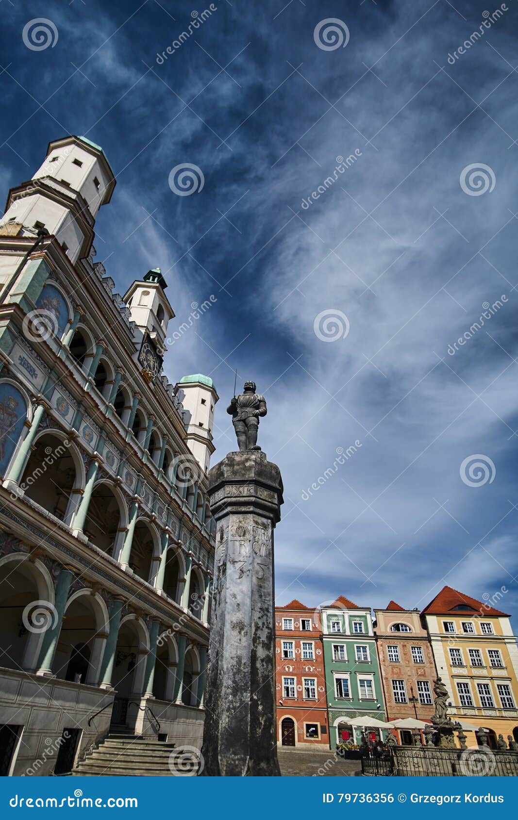 A Medieval Pillory Stands In Front Of The 17th Century Clock Tower ...
