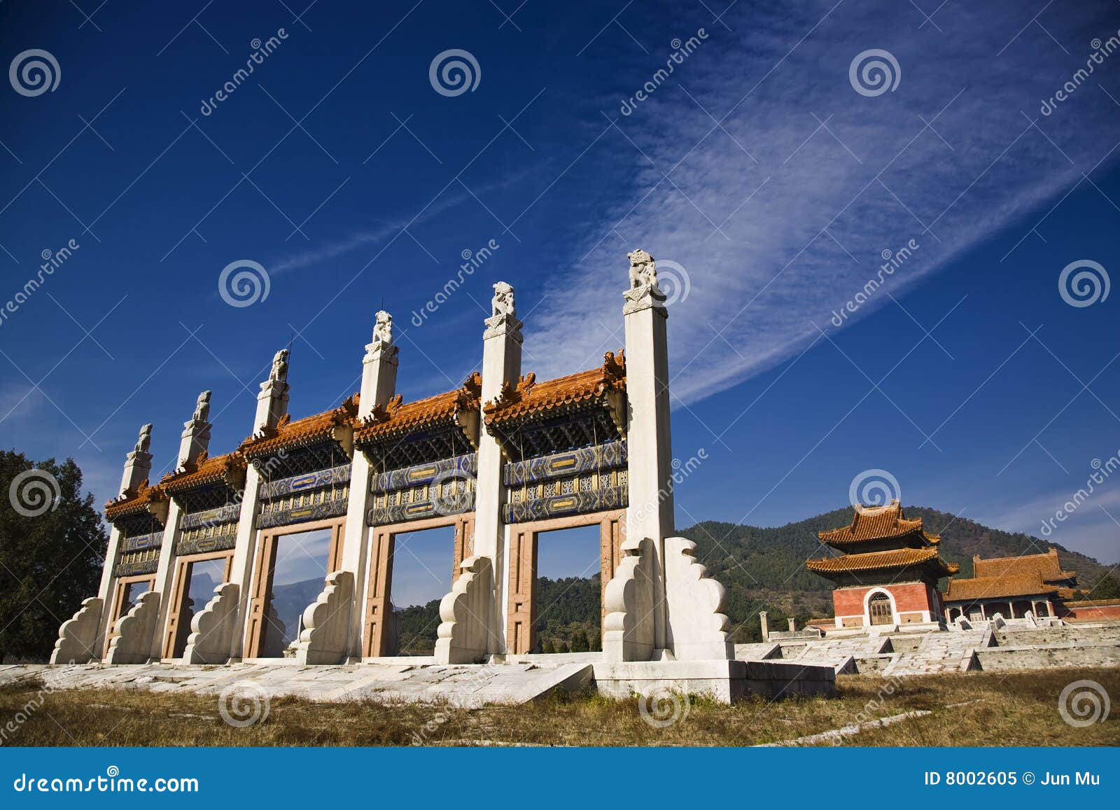 Stone memorial archway stock image. Image of empress, archway - 8002605