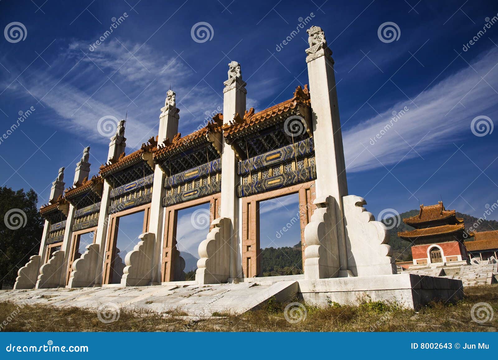 Stone memorial archway stock image. Image of dragon, ornamental - 8002643