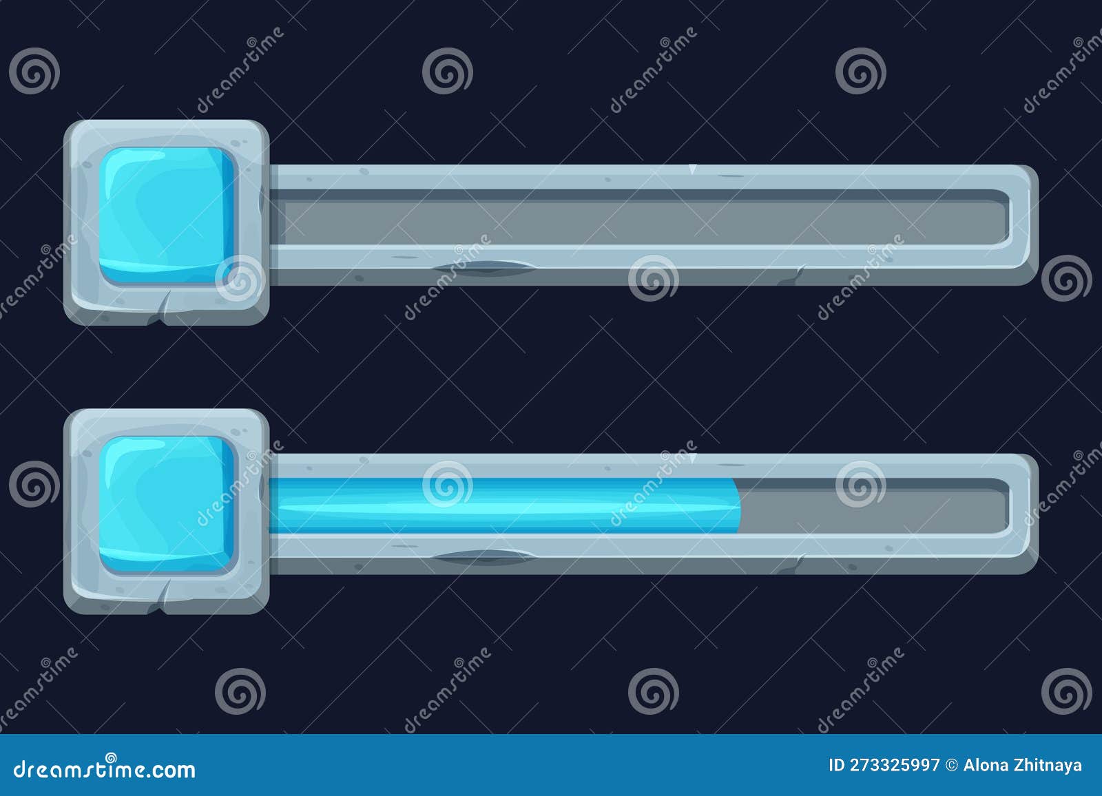 Progress, Process Indicator With 4 Step. Progress Bar, Preloader ...