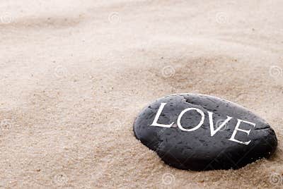 Stone with message stock image. Image of valtentines, valentine - 2607407