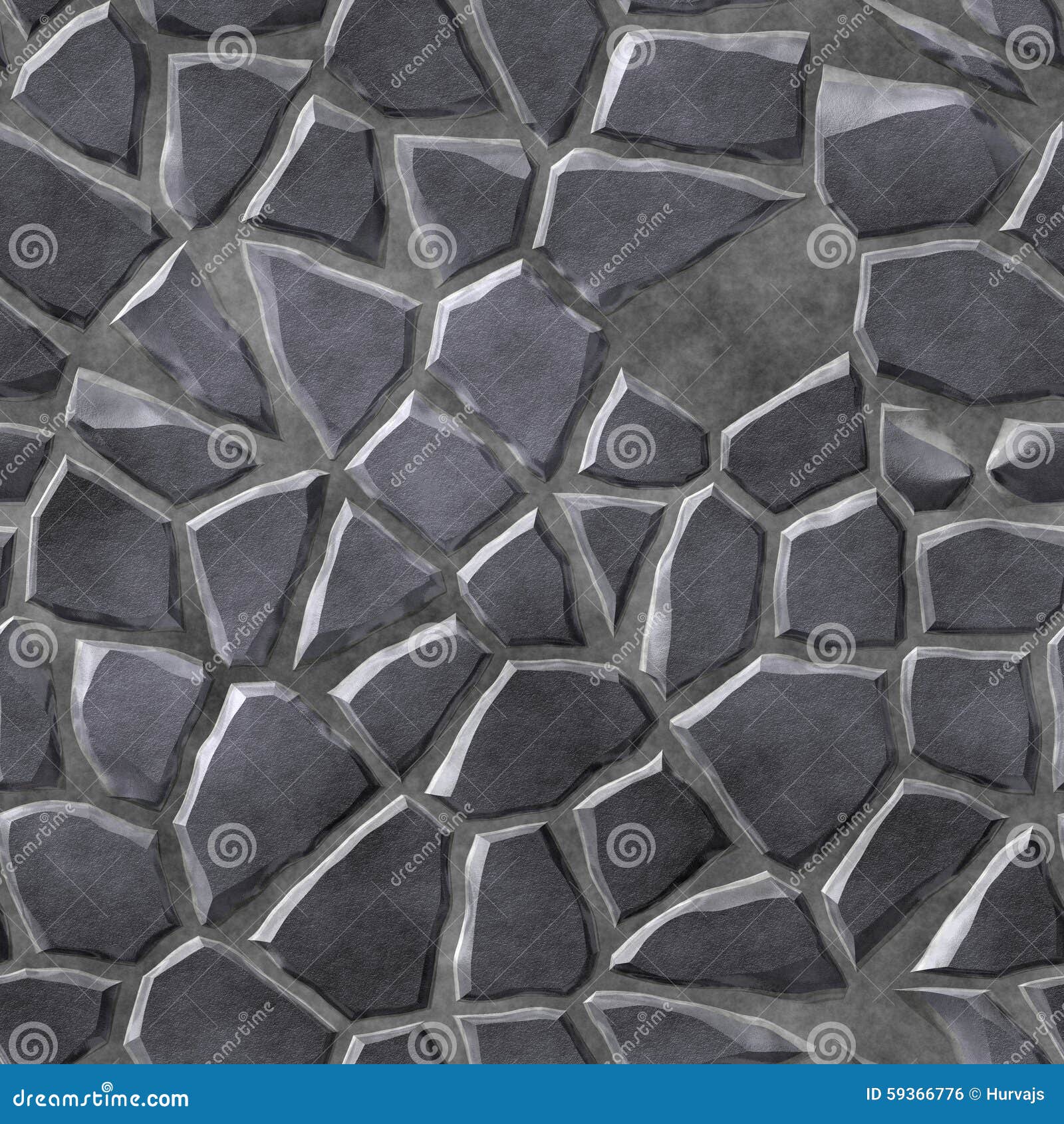 Stone Metalic Pavement Seamless Generated Background Stock Photo ...