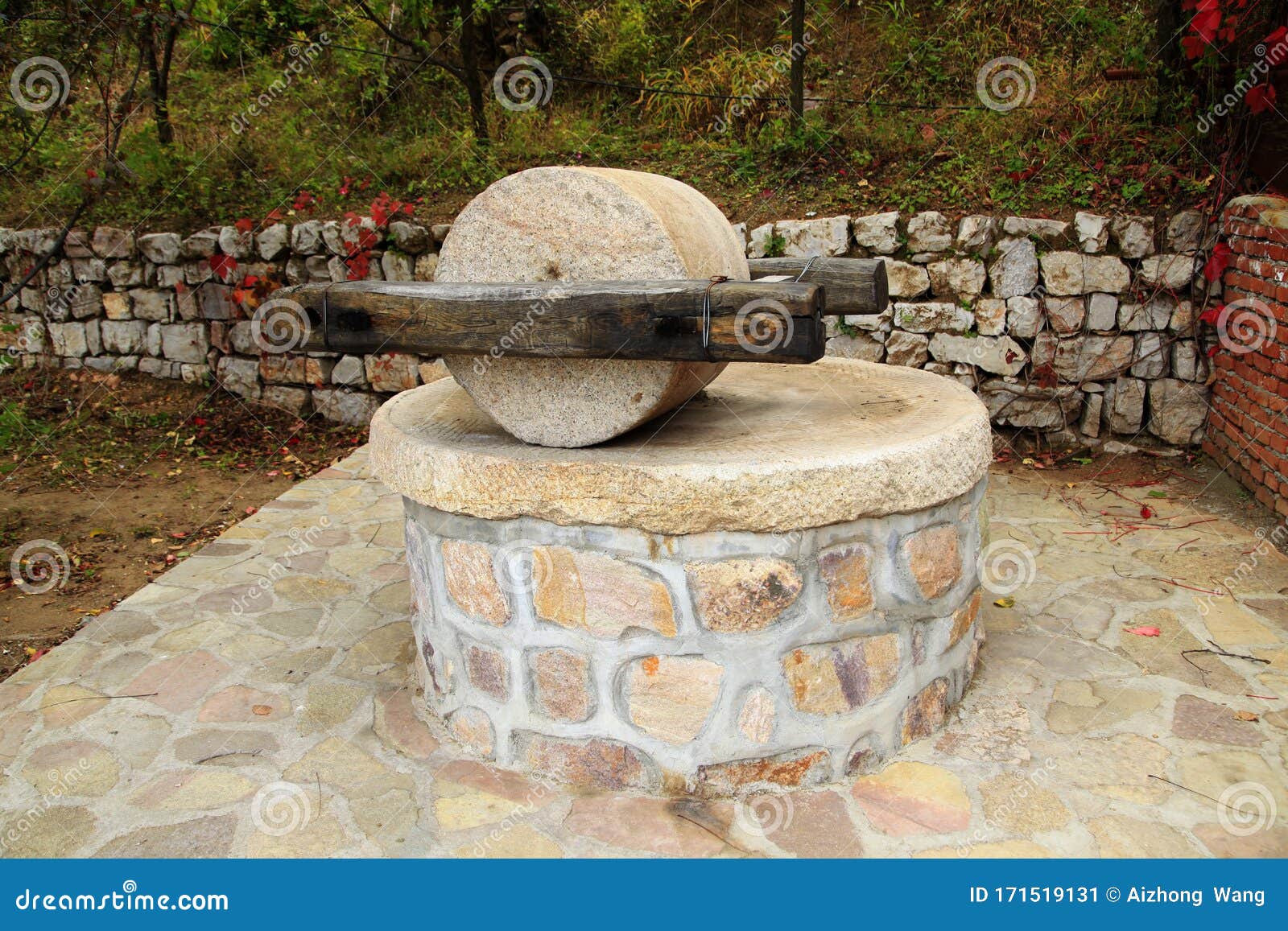 Stone mill stock image. Image of antiquities, rural - 171519131