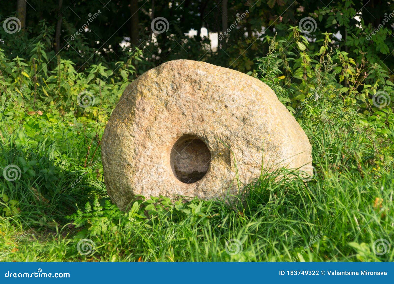 Stone Millstone. Tools Of The Past. Granite. Household Items Of The ...