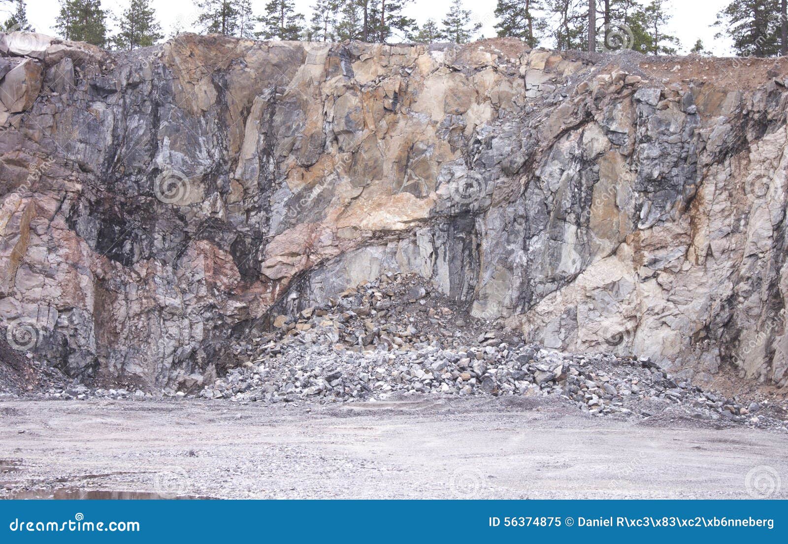 Stone mine stock image. Image of mineral, mining, industrial - 56374875
