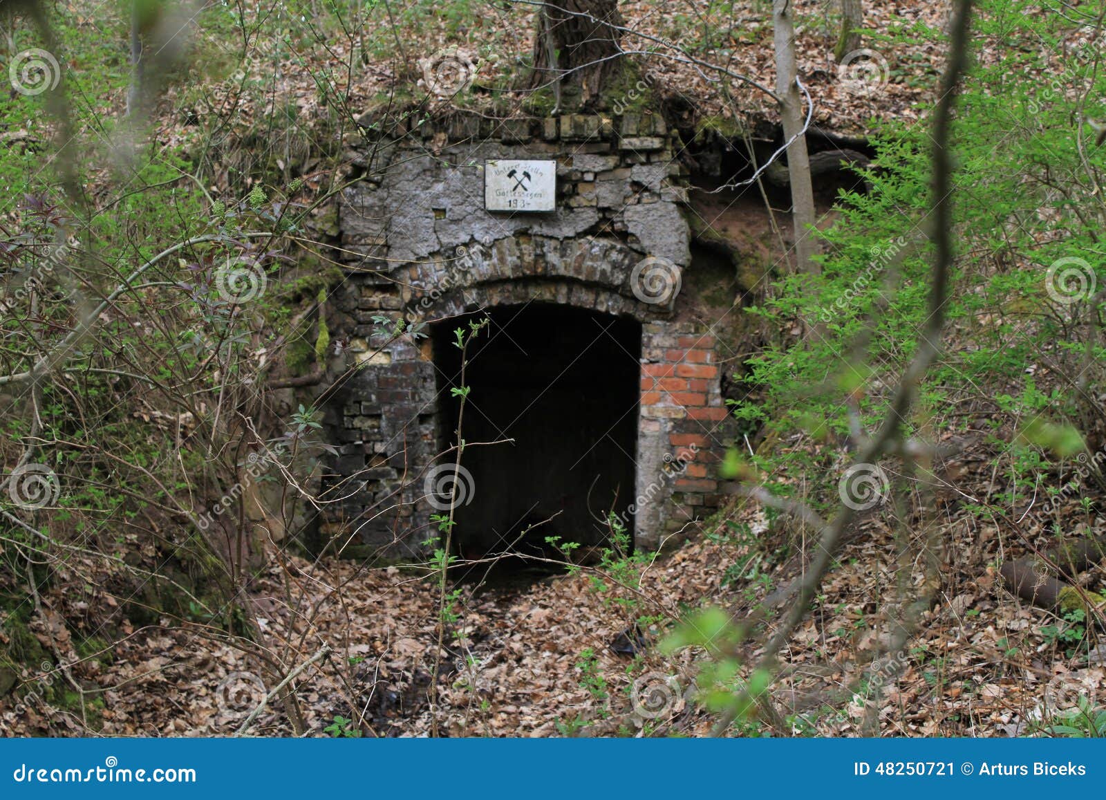 Stone mine. stock image. Image of stone, germany, ambuscade - 48250721