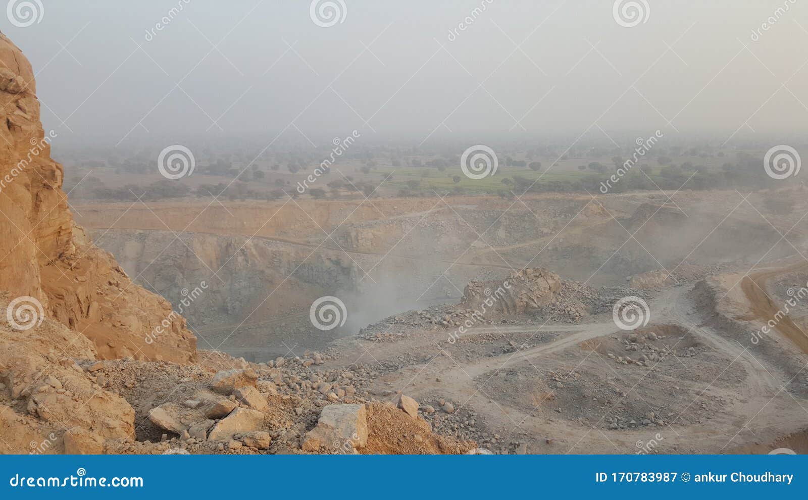 Stone mining stock image. Image of nature, mining, rock - 170783987